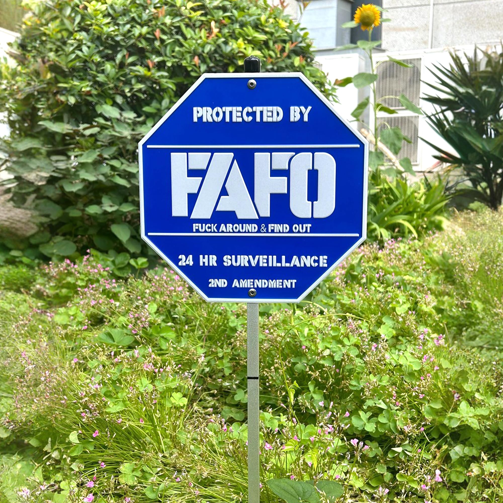Amazon.com : FAFO Security Sign, 3D Metal Fuck Around and Find Out Sign ...