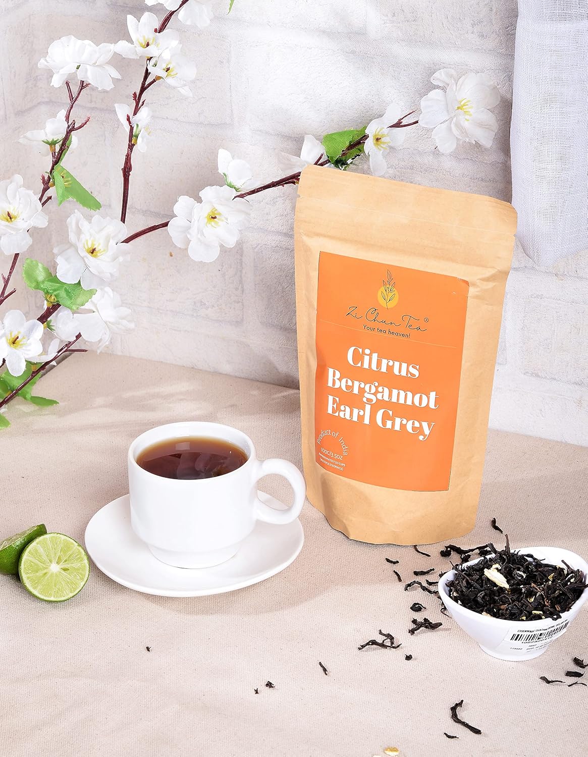 Amazon.com : Organic Citrus Bergamot Earl Grey Tea : Loose Leaf ...