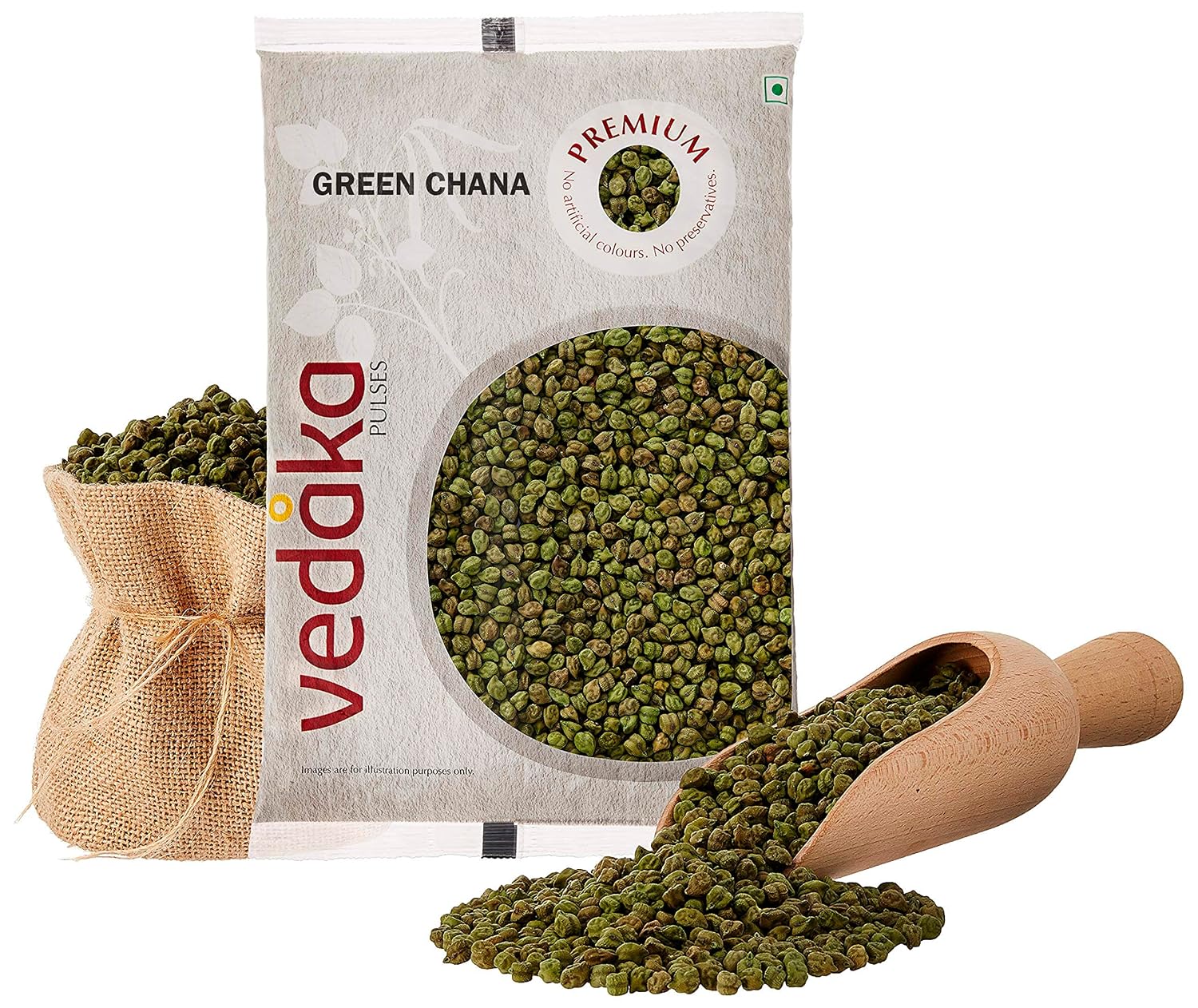 Amazon Brand - Vedaka Premium Unpolished Green Chana, 1 kg : Amazon.in ...