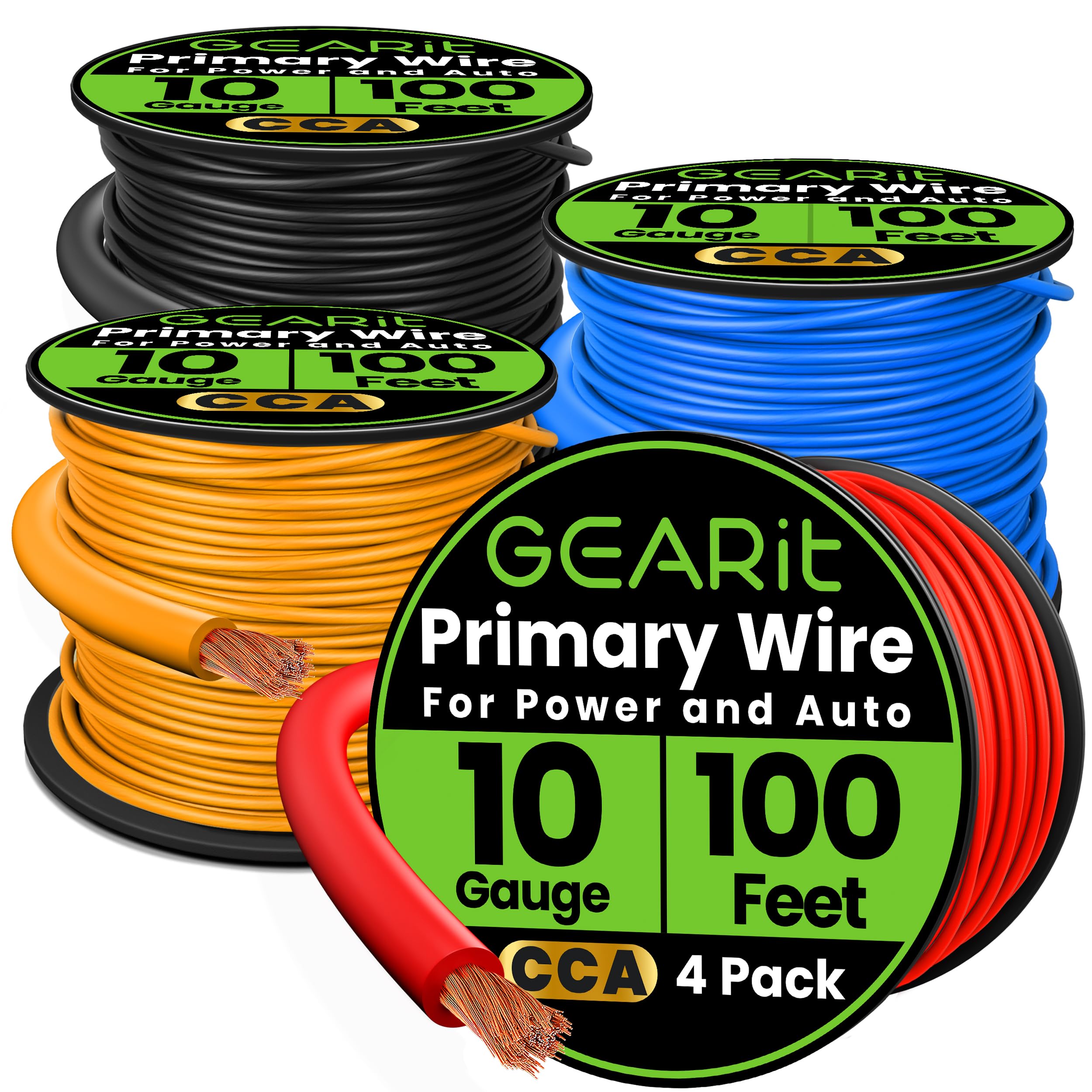 Snapklik.com : GEARit 10 Gauge Wire