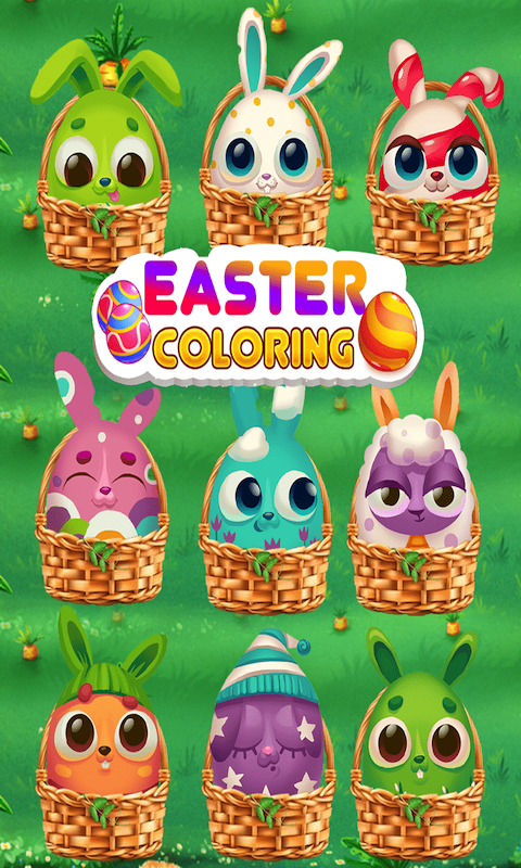 Easter Coloring Pages Educational game: Easter Coloring Book Game - App ...