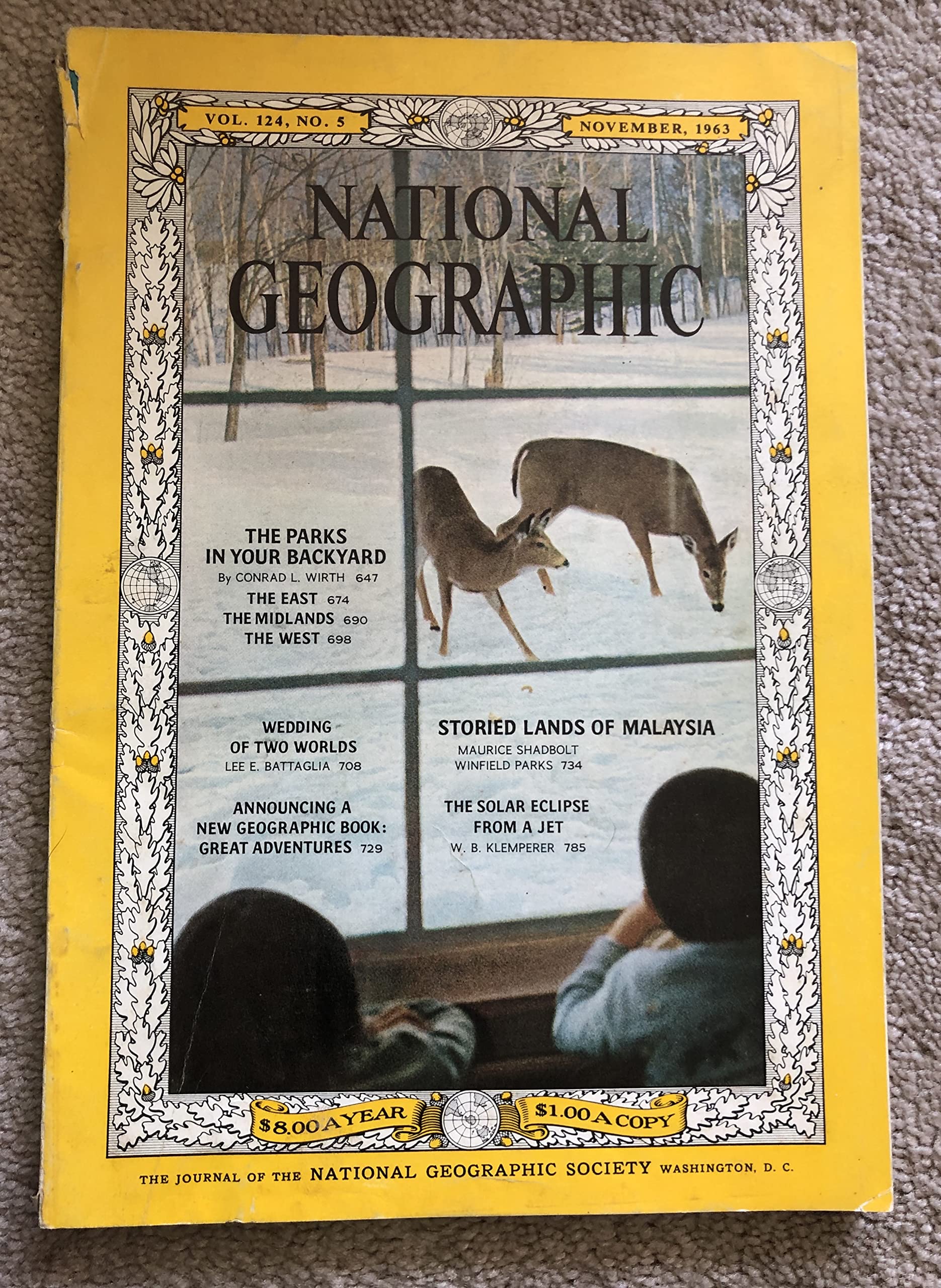 National Geographic Magazine, November 1963: National Geographic ...