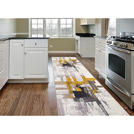 Amazon.com: Rugshop Contemporary Abstract Circles Easy Maintenance for ...