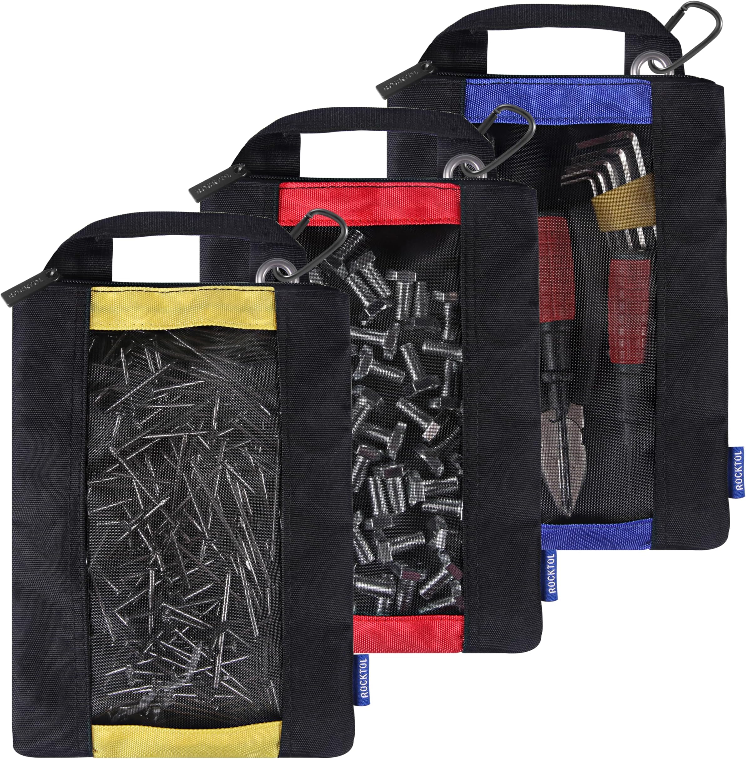 ROCKTOL Zipper Tool Pouch, Fastener Bag with Mesh Window, Zipper Tool ...
