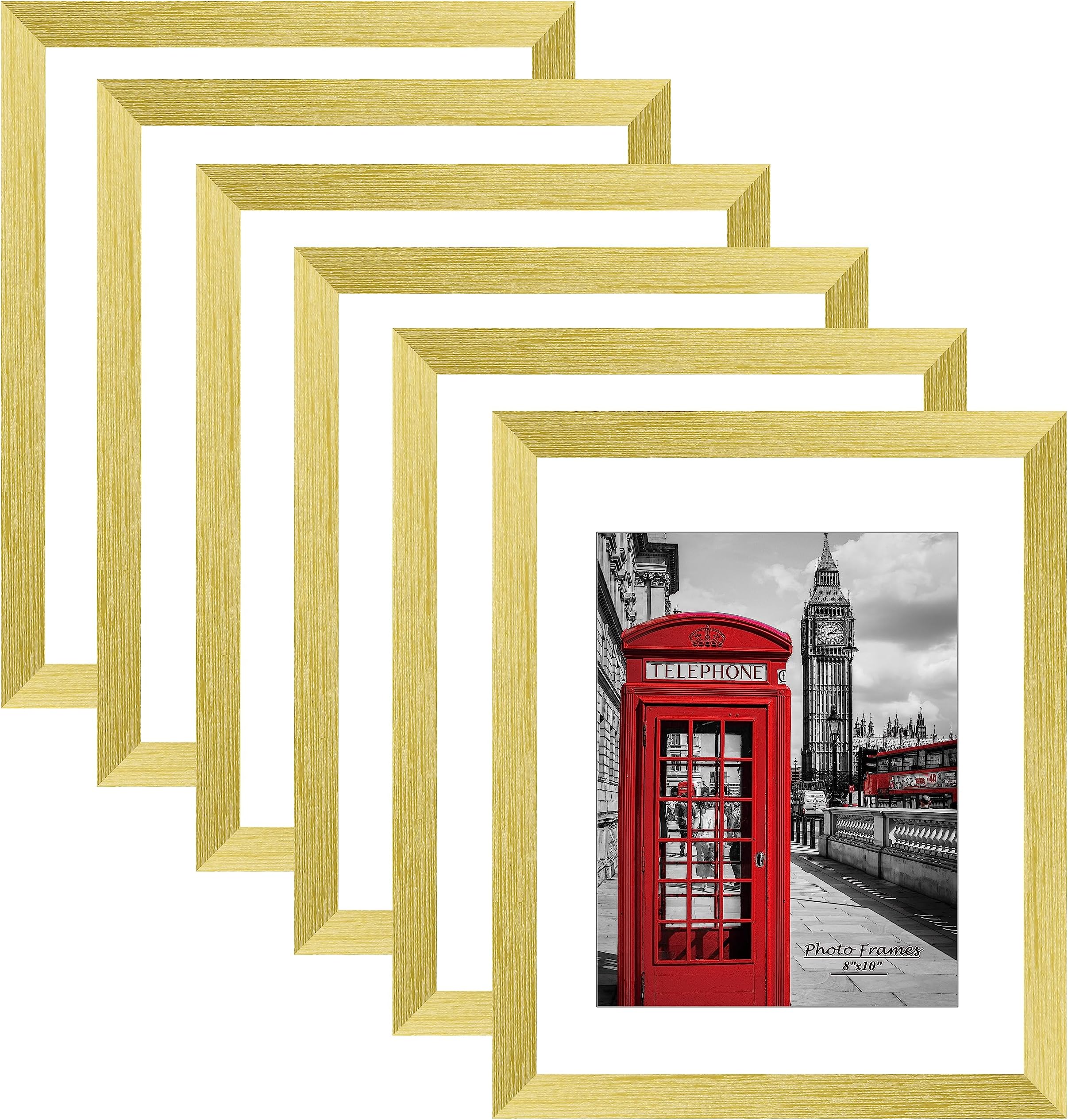 Amazon.com - PEALSN 11x14 Picture Frame Set of 6, Display Pictures 8x10 ...