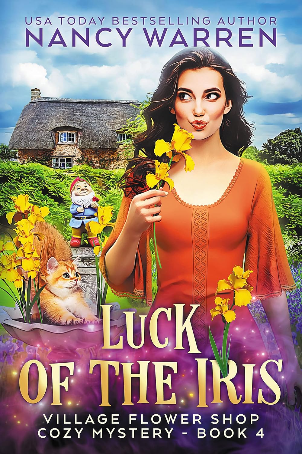 Luck of the Iris: A Village Flower Shop Paranormal Cozy Mystery ...