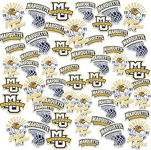 Amazon.com: Marquette University Basketball Sports 50ct Vinyl Large ...