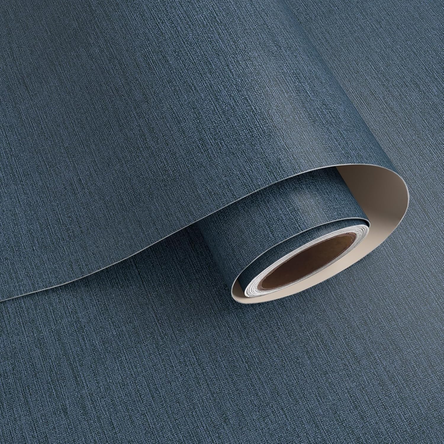 VaryPaper Navy Blue Faux Grasscloth Peel and Stick Wallpaper 40cmx200cm ...