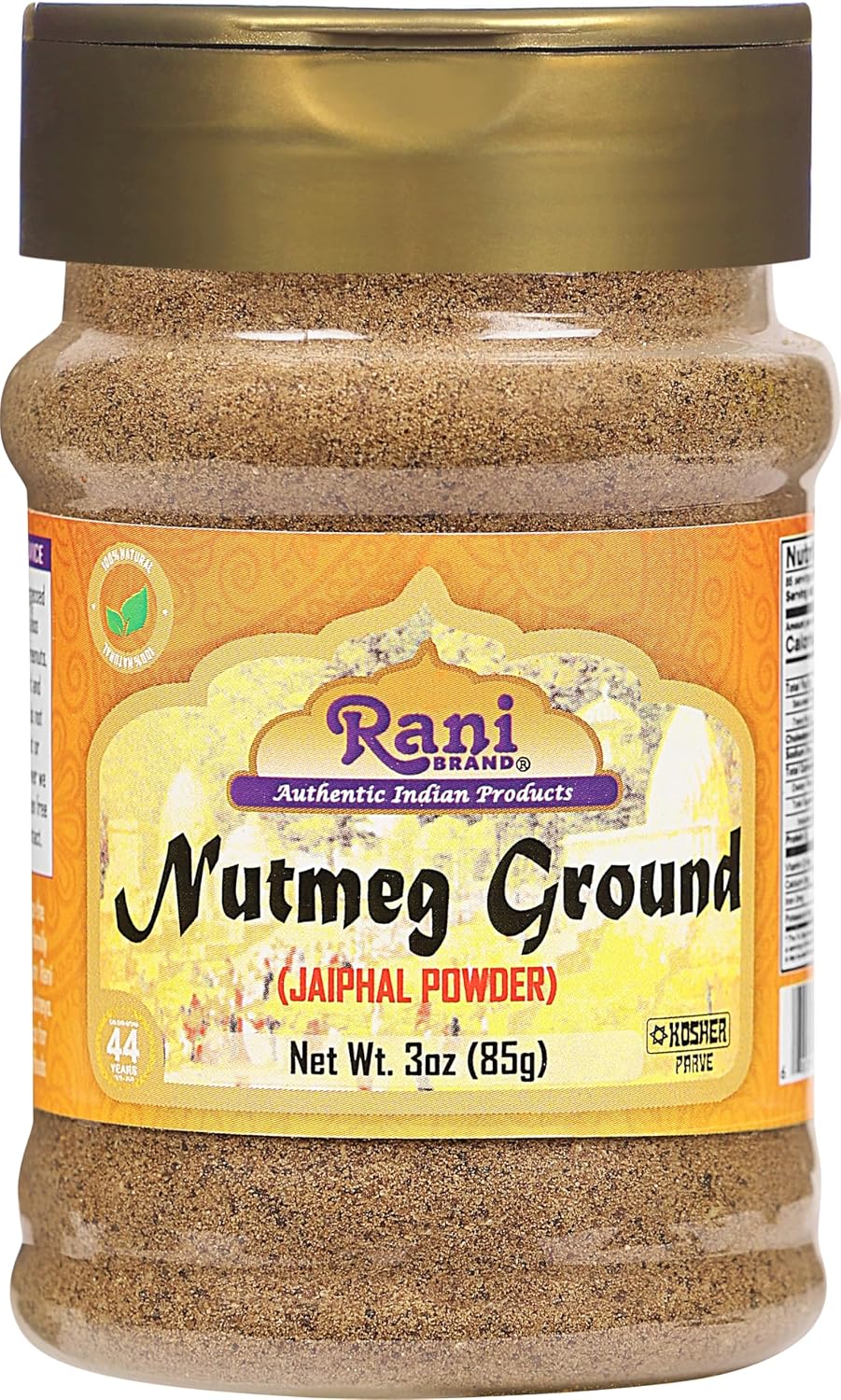 Amazon.com: Rani Nutmeg (Jaiphul) Ground Powder Spice 3oz (85g) PET Jar ...