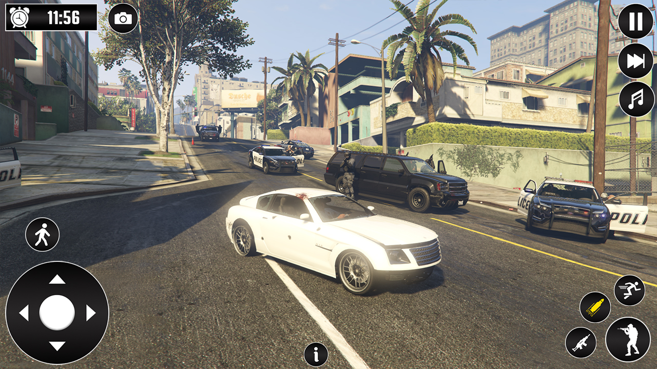 Police Car Driving Chase Gangster Crime Simulator: Police Racing Car ...