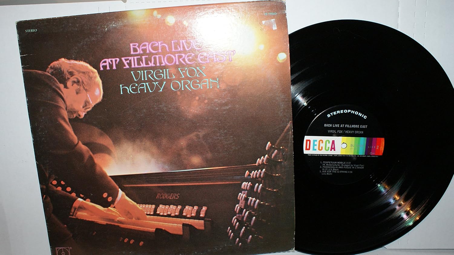 Virgil Fox, Heavy Organ - Bach Live At Fillmore East: Virgil Fox ...
