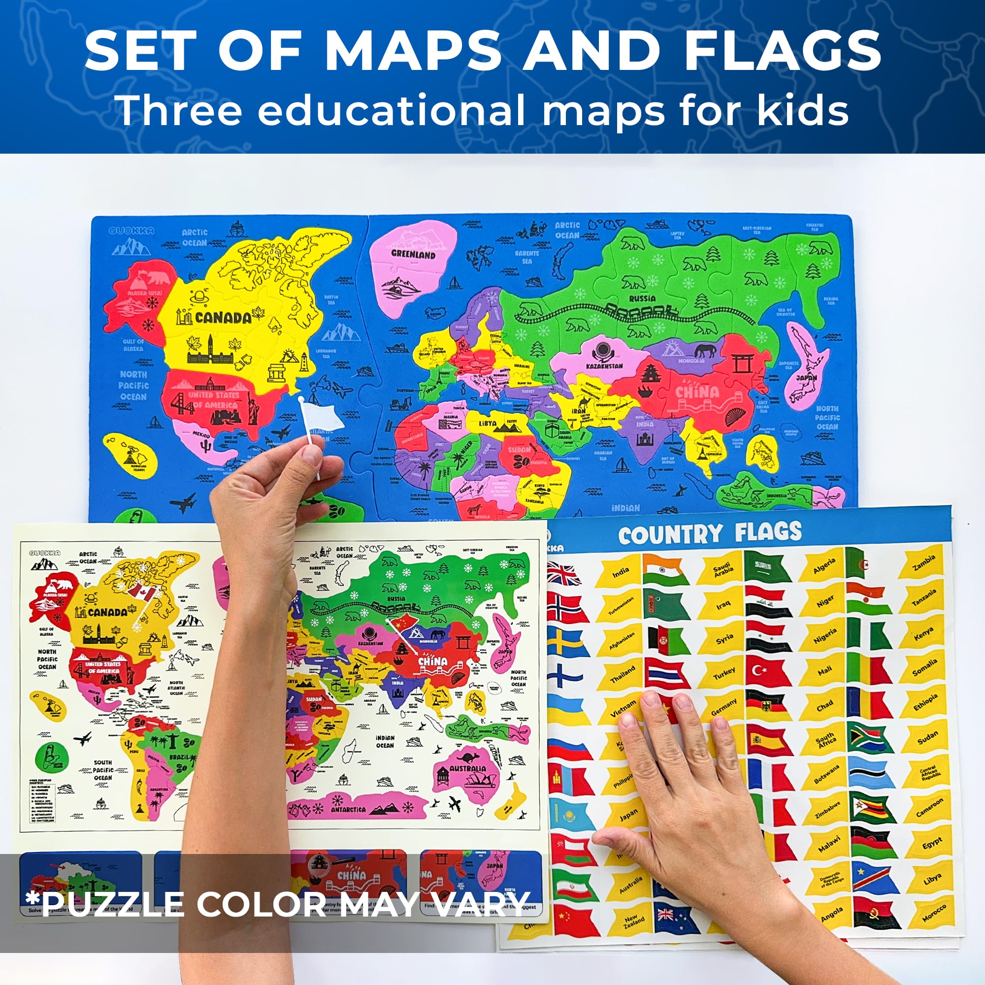 Snapklik.com : QUOKKA Foam Puzzles For Kids Ages 5-7 - Educational ...