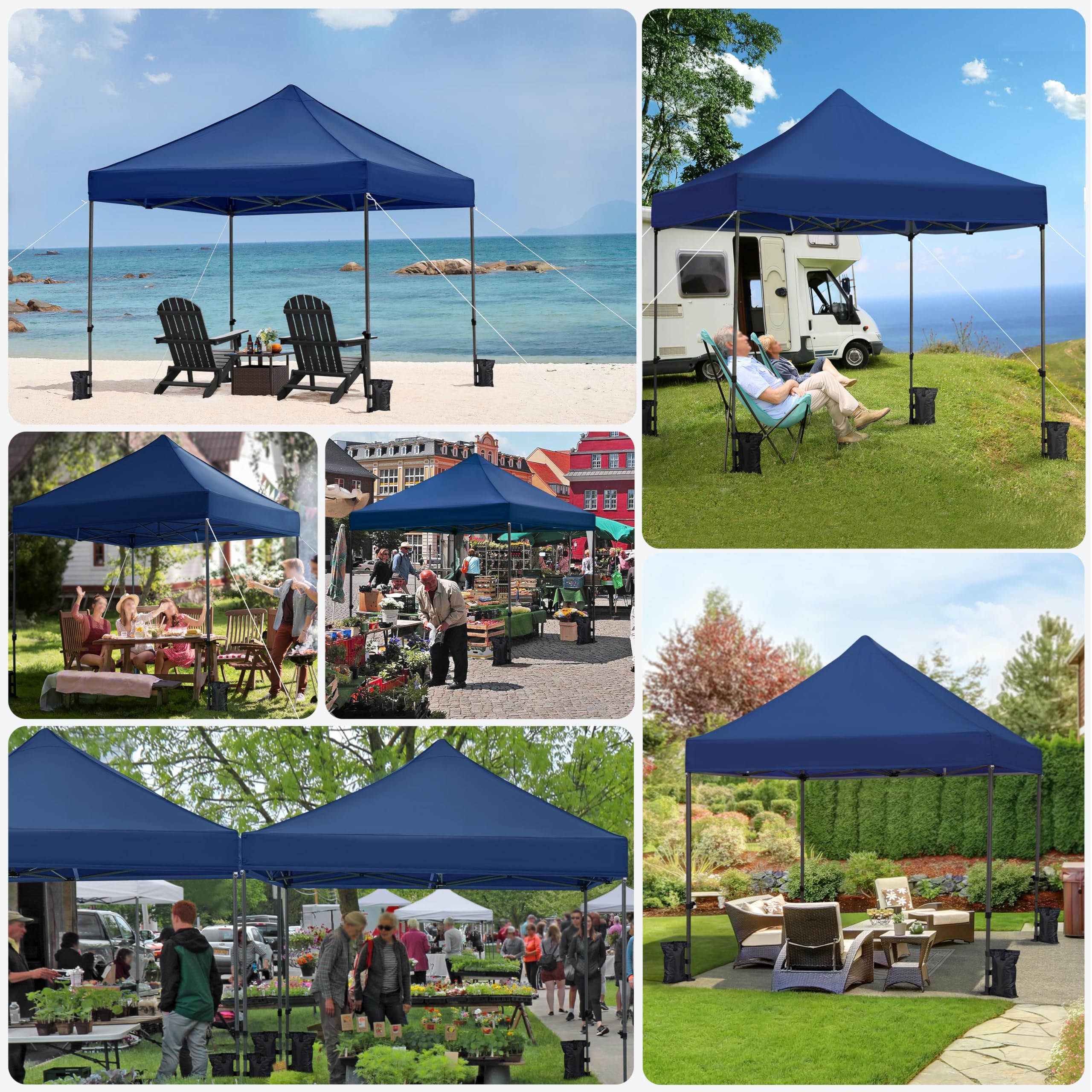 Snapklik.com : Yaheetech Canopy Tent, Commercial Instant Heavy Duty ...