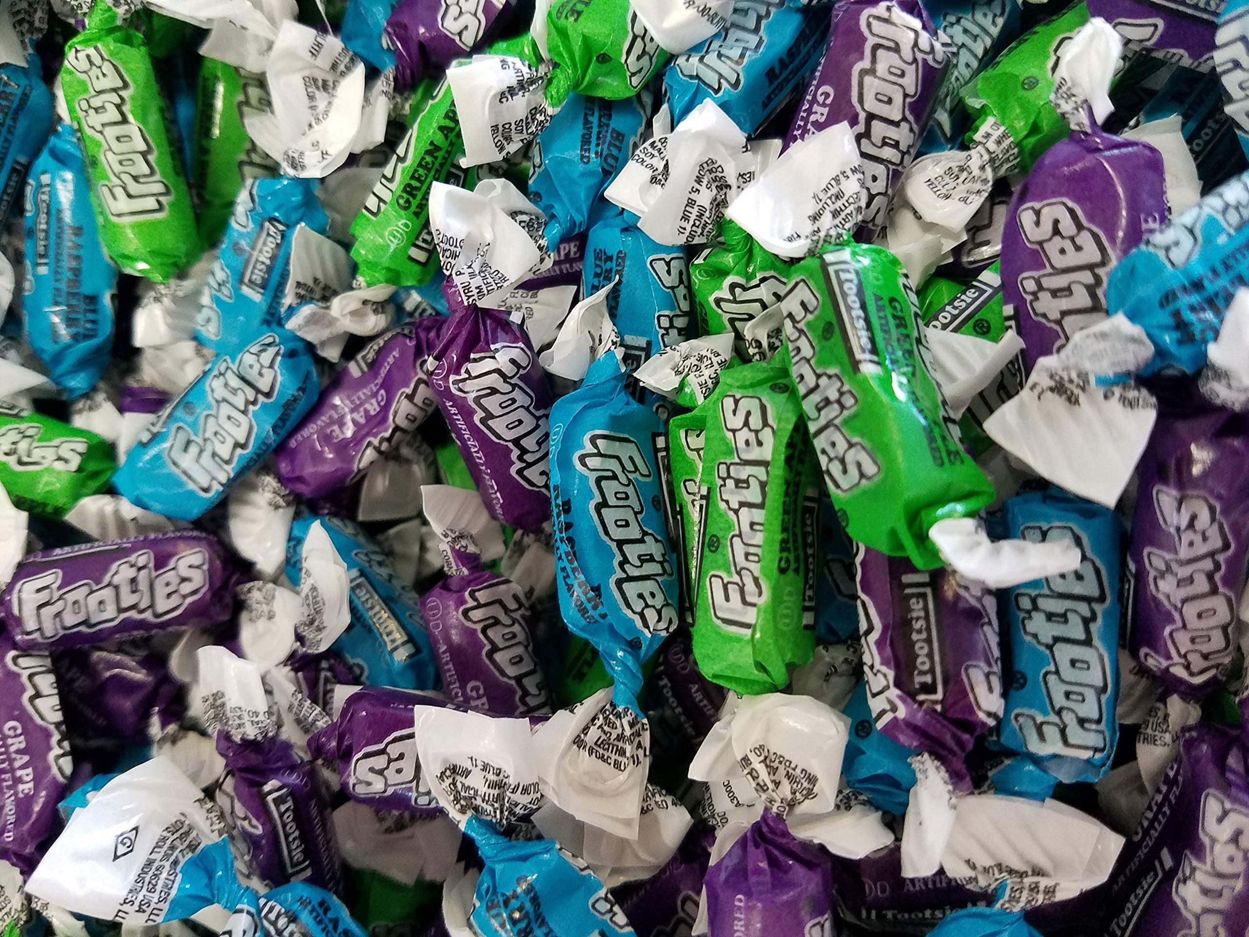 Tootsie Frooties Blue Raspberry Green Apple Grape 1 5 Lbs | Desertcart ...