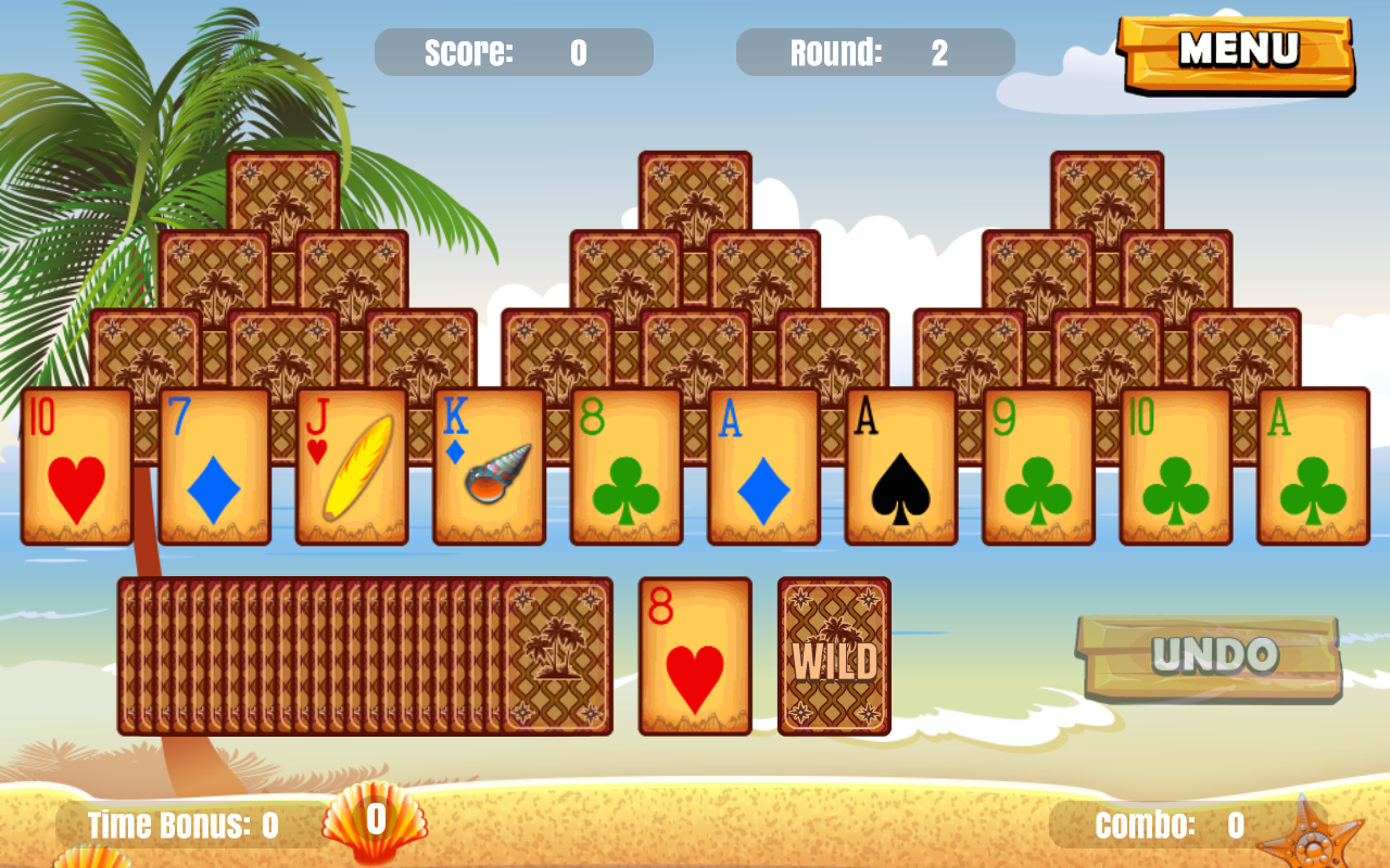Beach Island Tri Peaks Pyramid Solitaire - App on Amazon Appstore