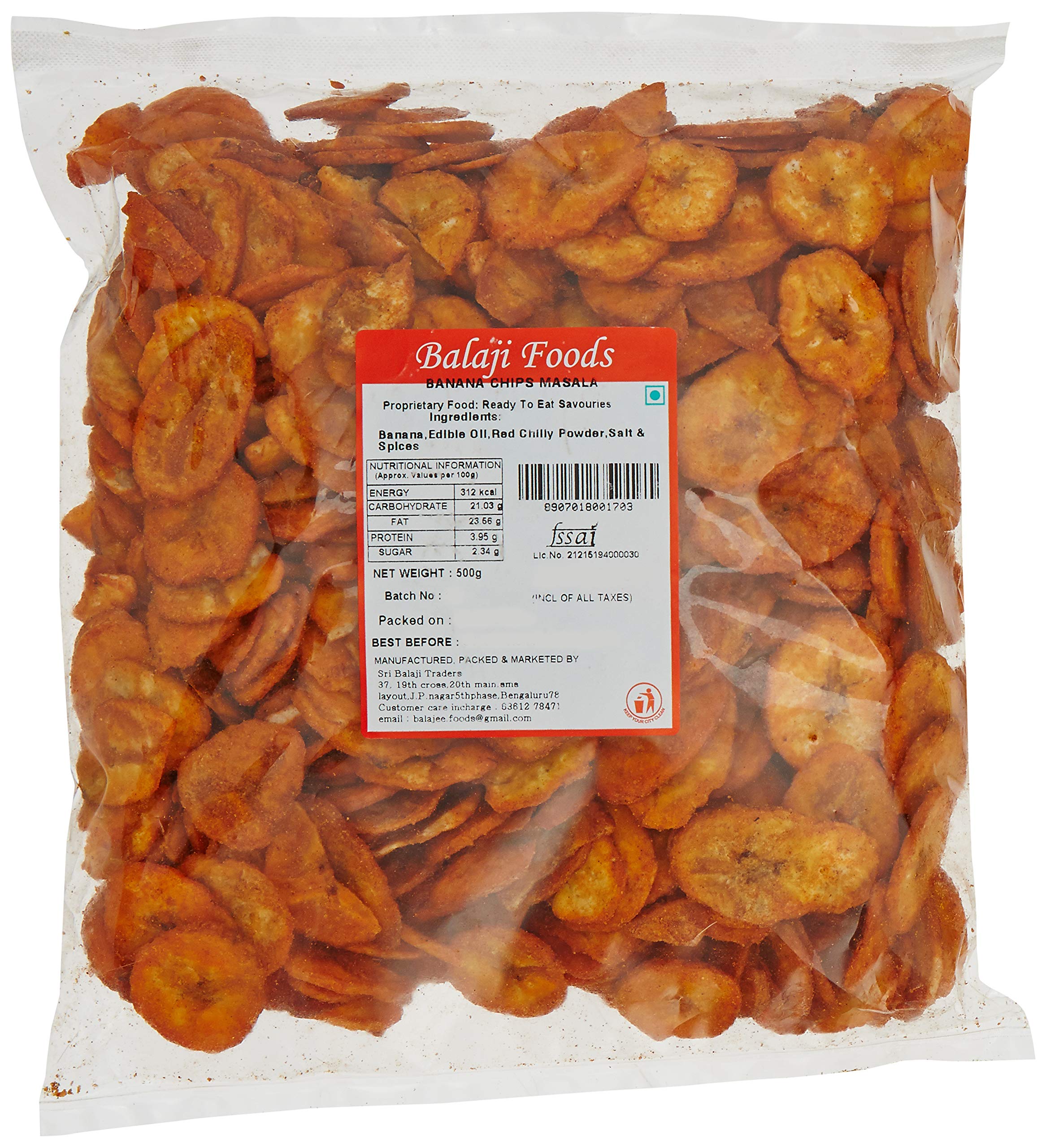 Buy BALAJI FOODS Banana Chips Masala, 500 g Online at desertcartINDIA