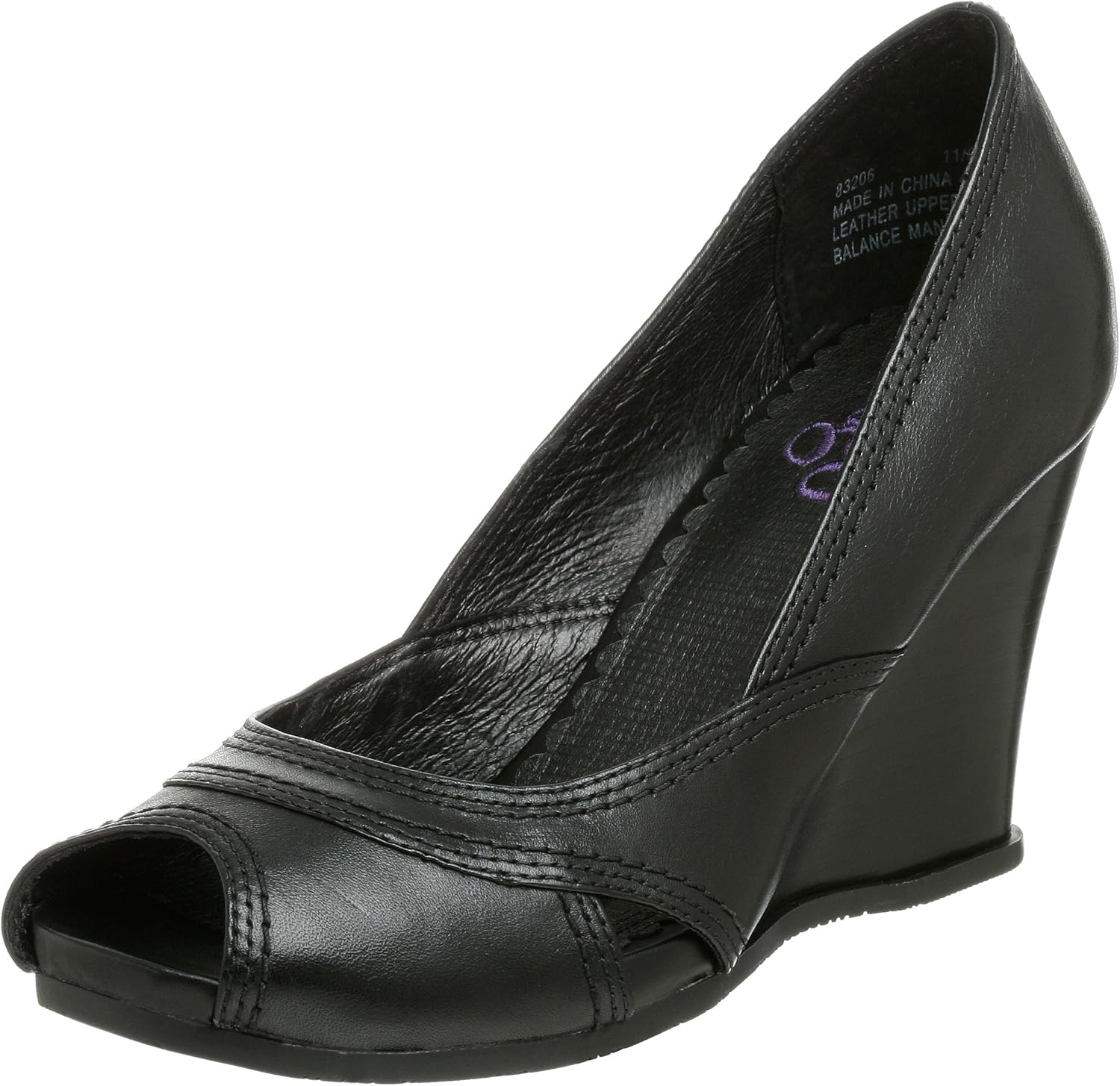 Amazon.com | Clarks Indigo Women's Relish Pump,Black Leather,5 M | Pumps