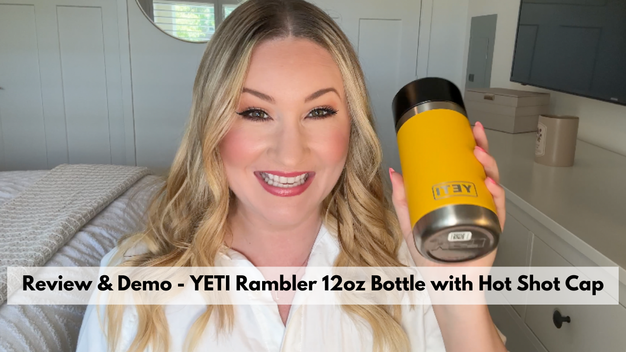 Watch Review & Demo - YETI Rambler 12oz Bottle with Hot Shot Cap on ...