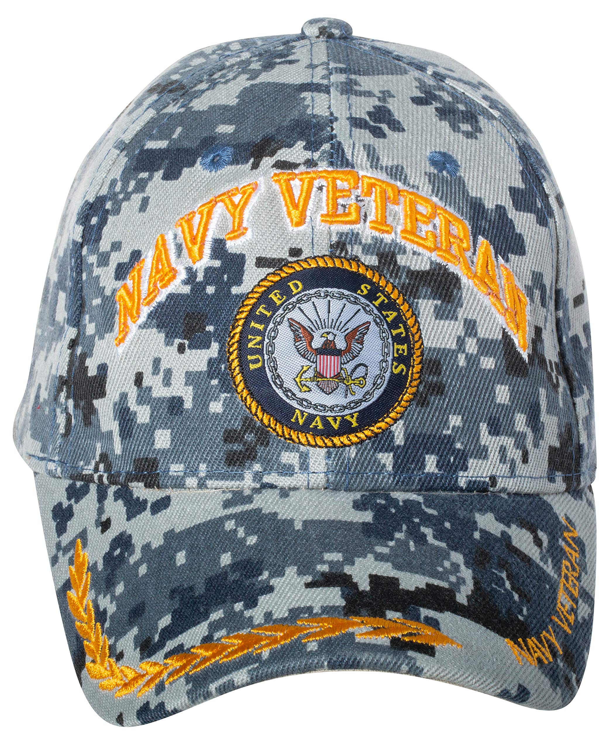 Officially Licensed United States Navy Veteran Digital Camo Embroidered ...