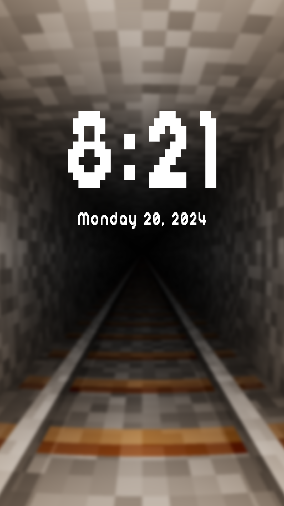 Endless Train - 3D Pixel Block Screensaver & Live Wallpaper - App on ...