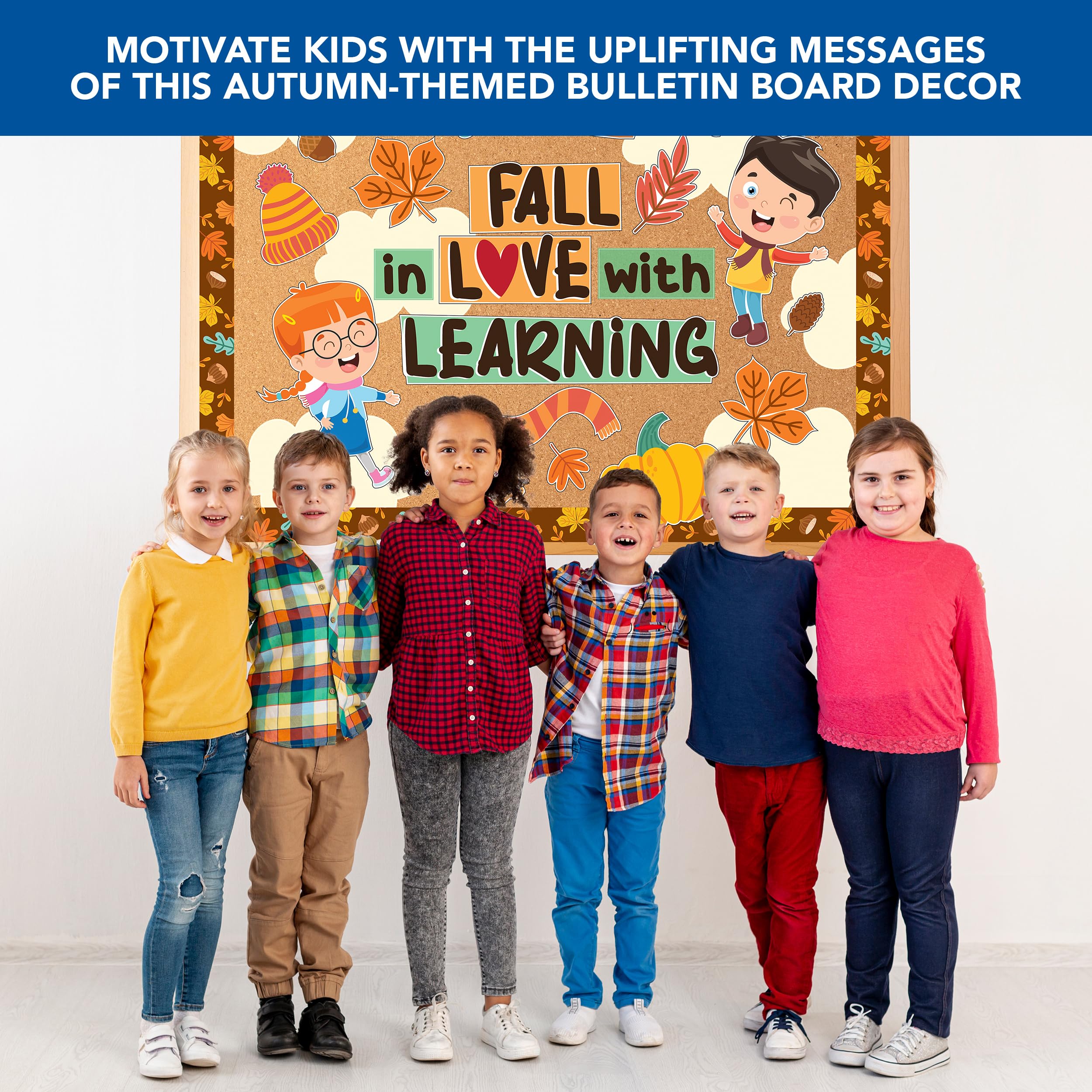 Snapklik.com : Decorably 63 Pcs Cutouts Inspirational Fall Bulletin ...