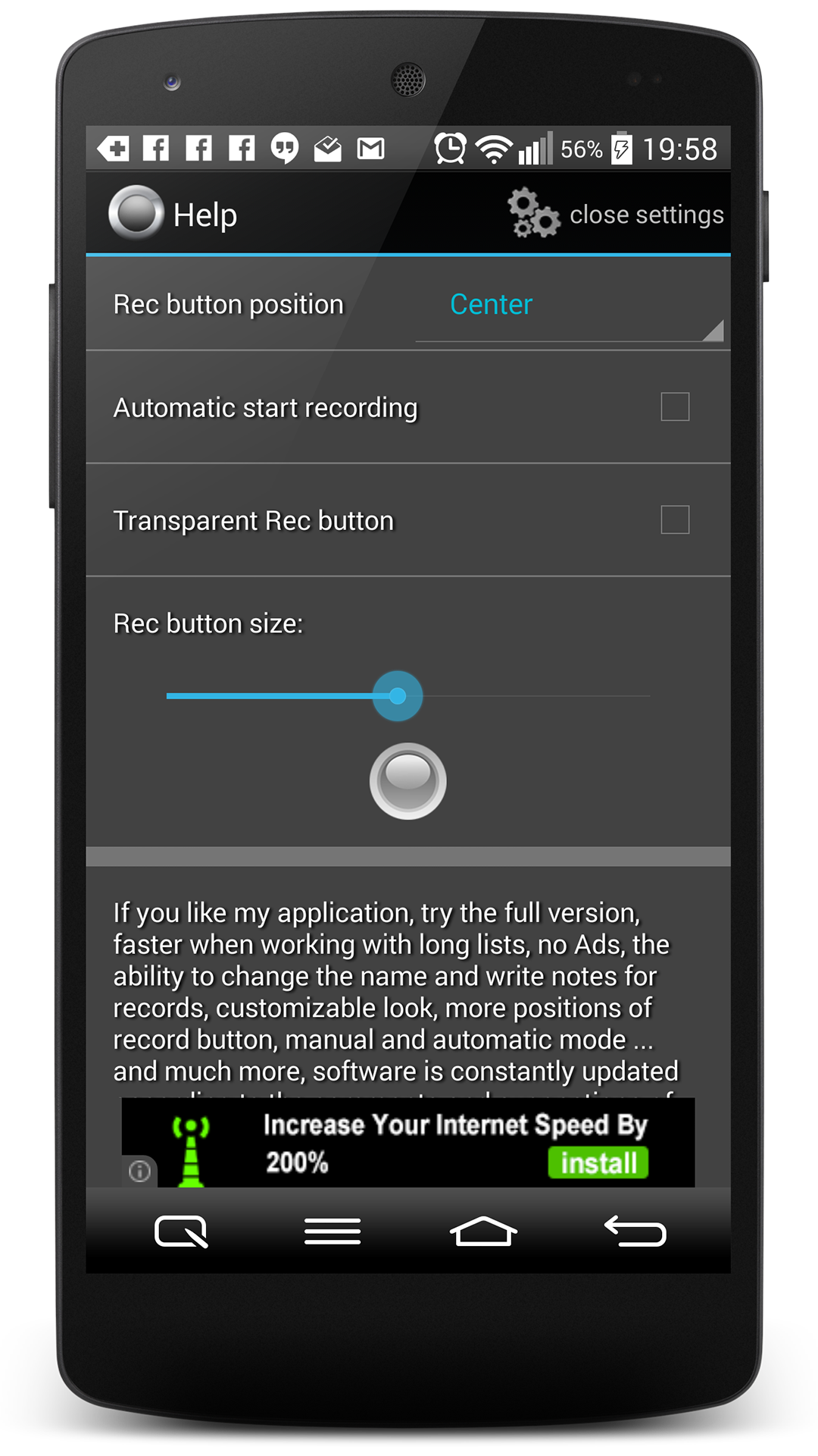 Call Recorder One Touch - App on Amazon Appstore