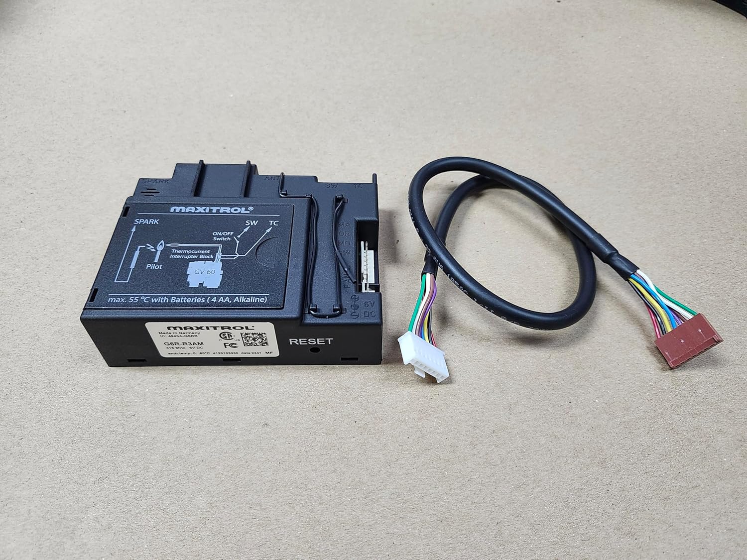 Amazon.com: All Pro Fireplace Maxitrol GV60 G6R-R3AM Control Module ...