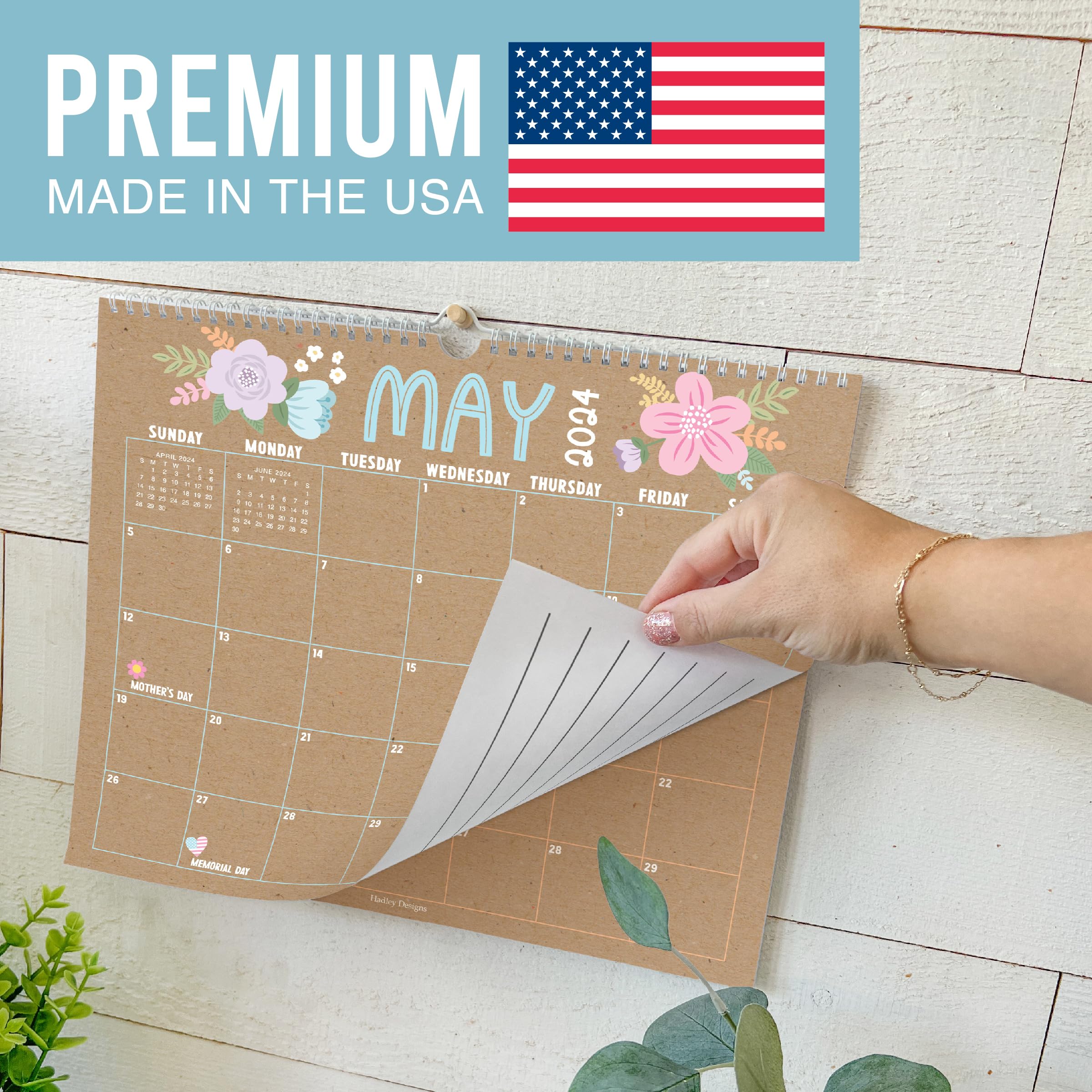 Snapklik.com : Doodle Large Wall Calendar 2024-2025 - 18 Month Wall ...