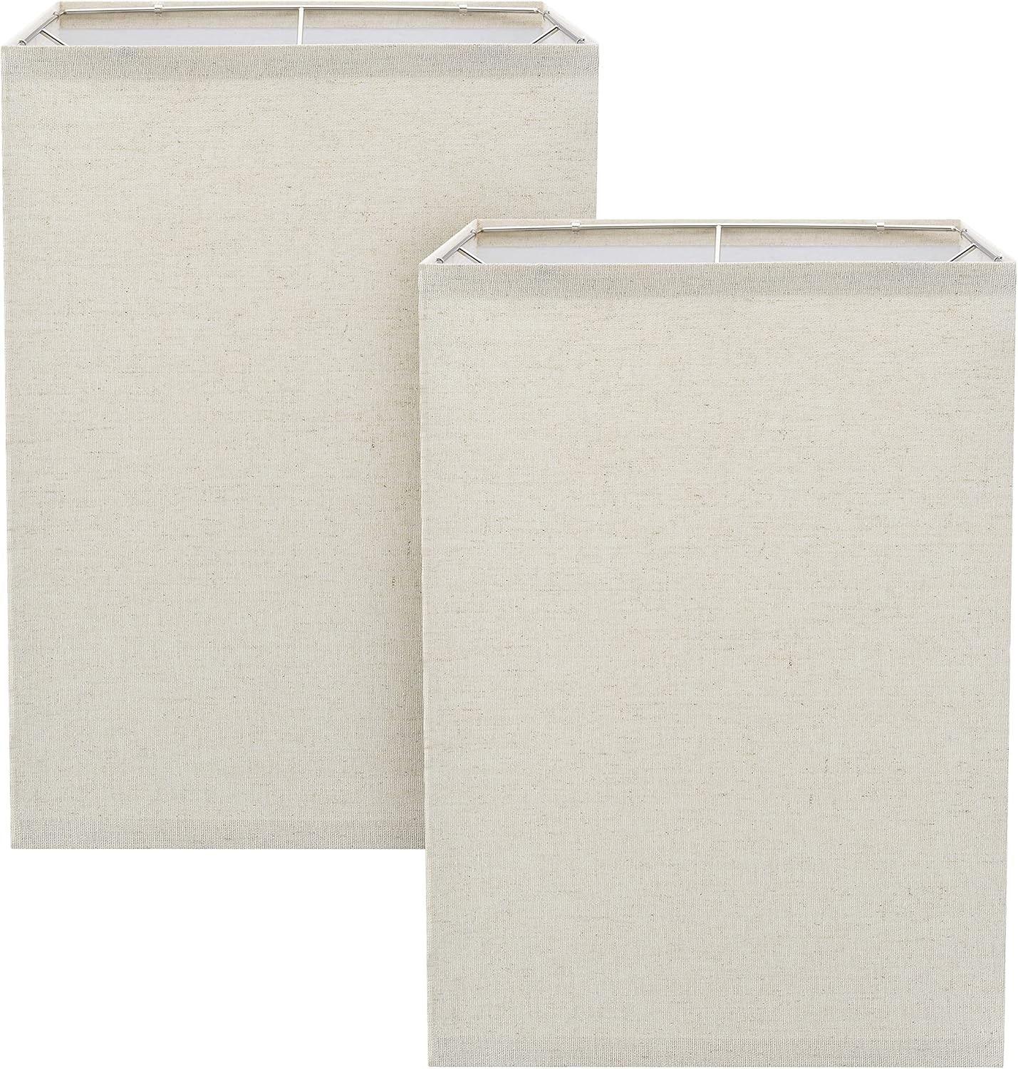 Aspen Creative 38701-2, Square Collapsible Spider Lamp Shade, Oatmeal ...