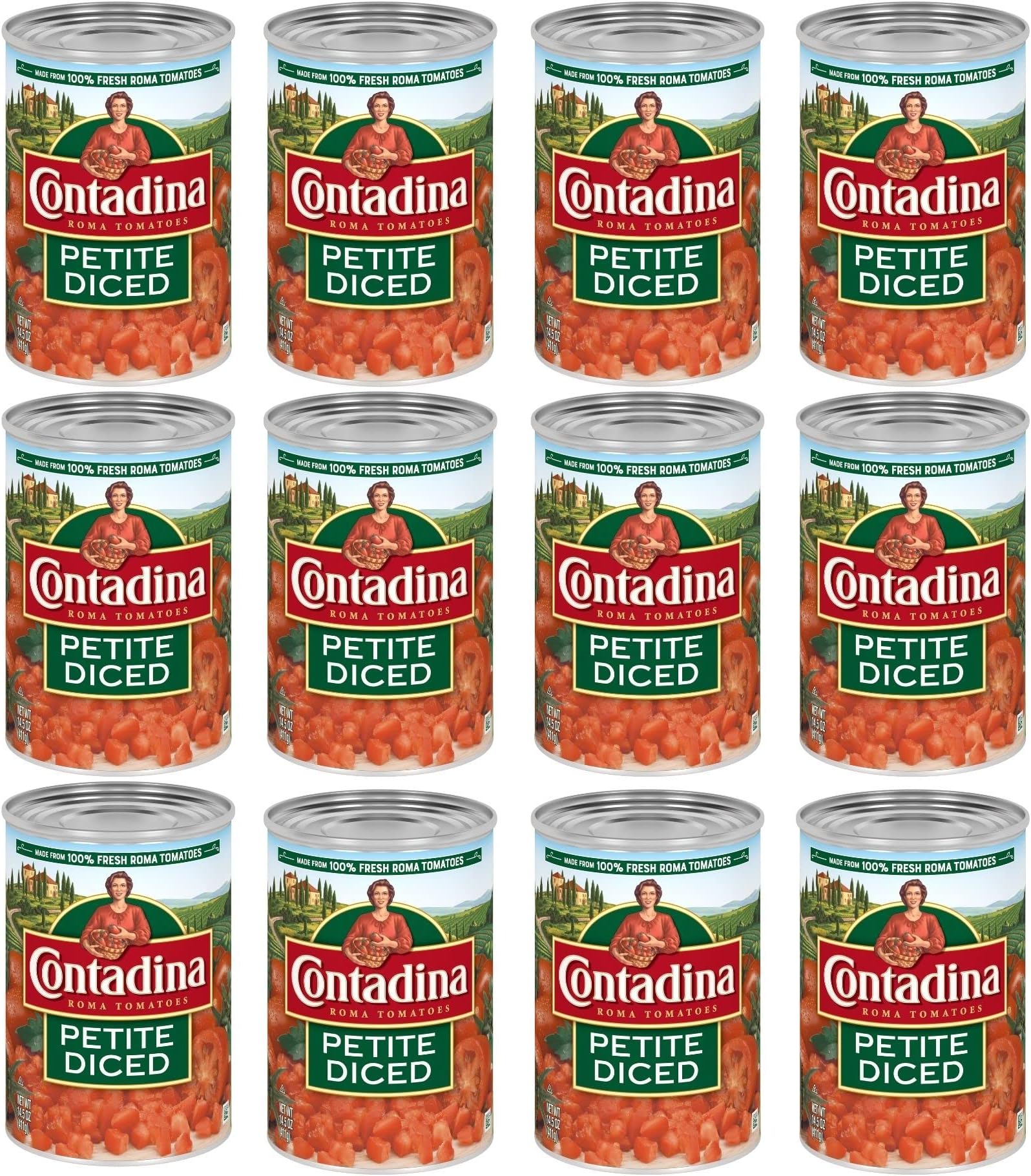 Amazon.com : Muir Glen Organic Diced Tomatoes, 14.5 oz. (Pack of 12 ...