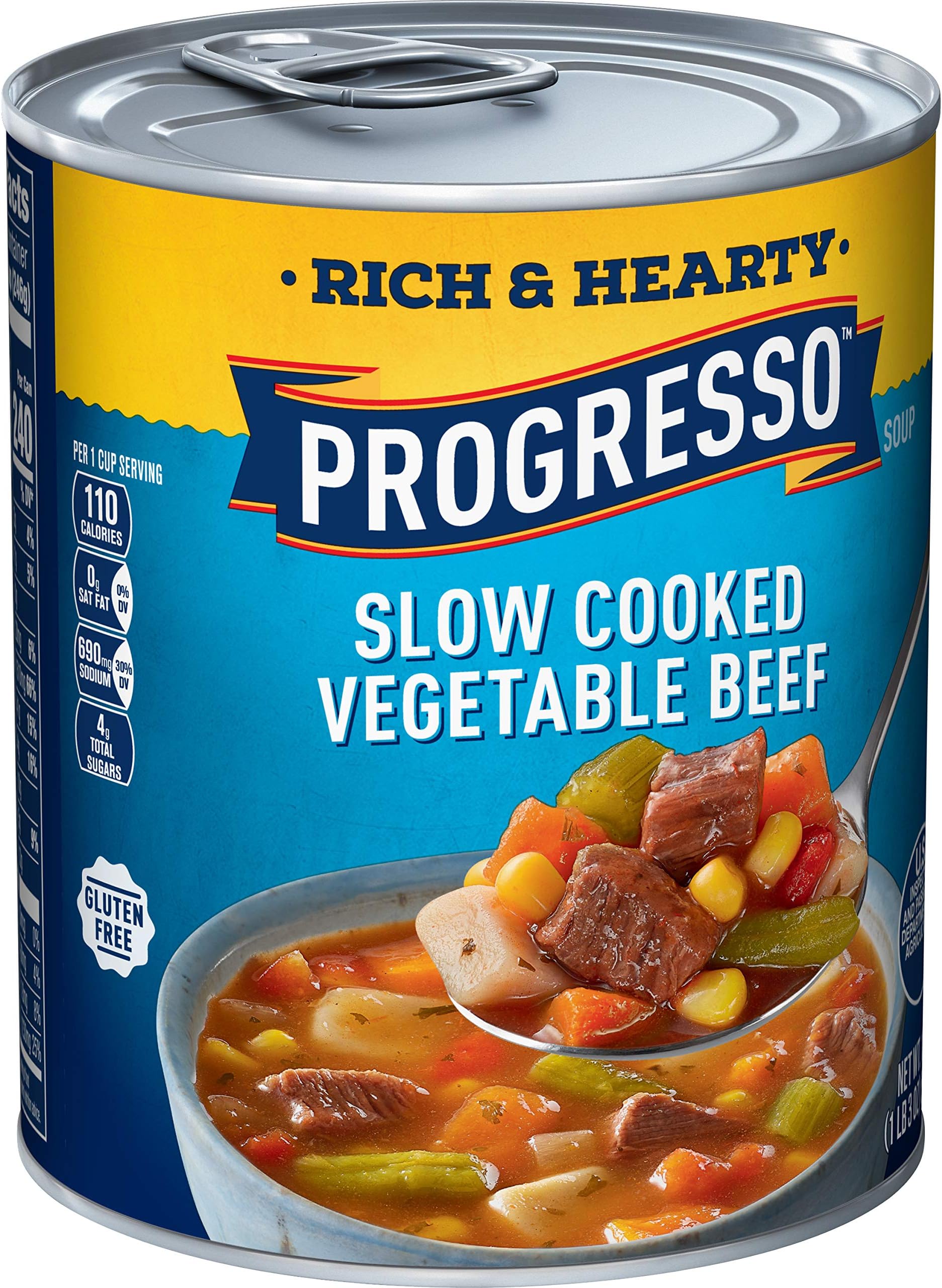 Amazon.com : Progresso Gluten Free Homestyle Chicken Soup, 14 oz. (Pack ...