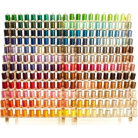 Amazon.com: New brothread 80 Spools Polyester Embroidery Machine Thread ...