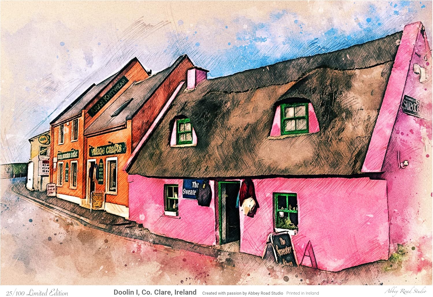 Amazon.com - Doolin I, Co. Clare, Ireland, Limited Edition - Art Print