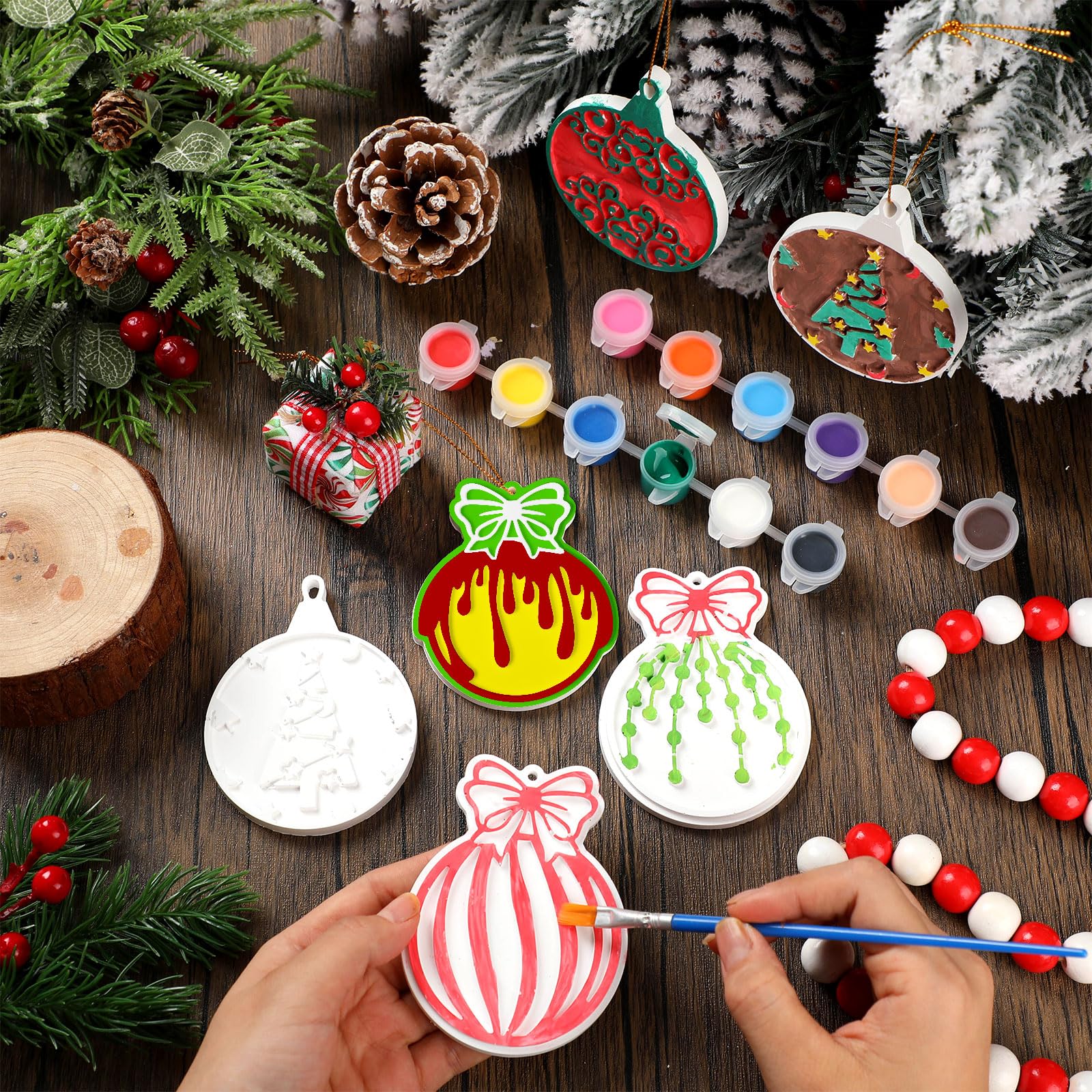 Ornaments To Paint Ceramic Vintage Ceramic Christmas Trees Gnome Trees