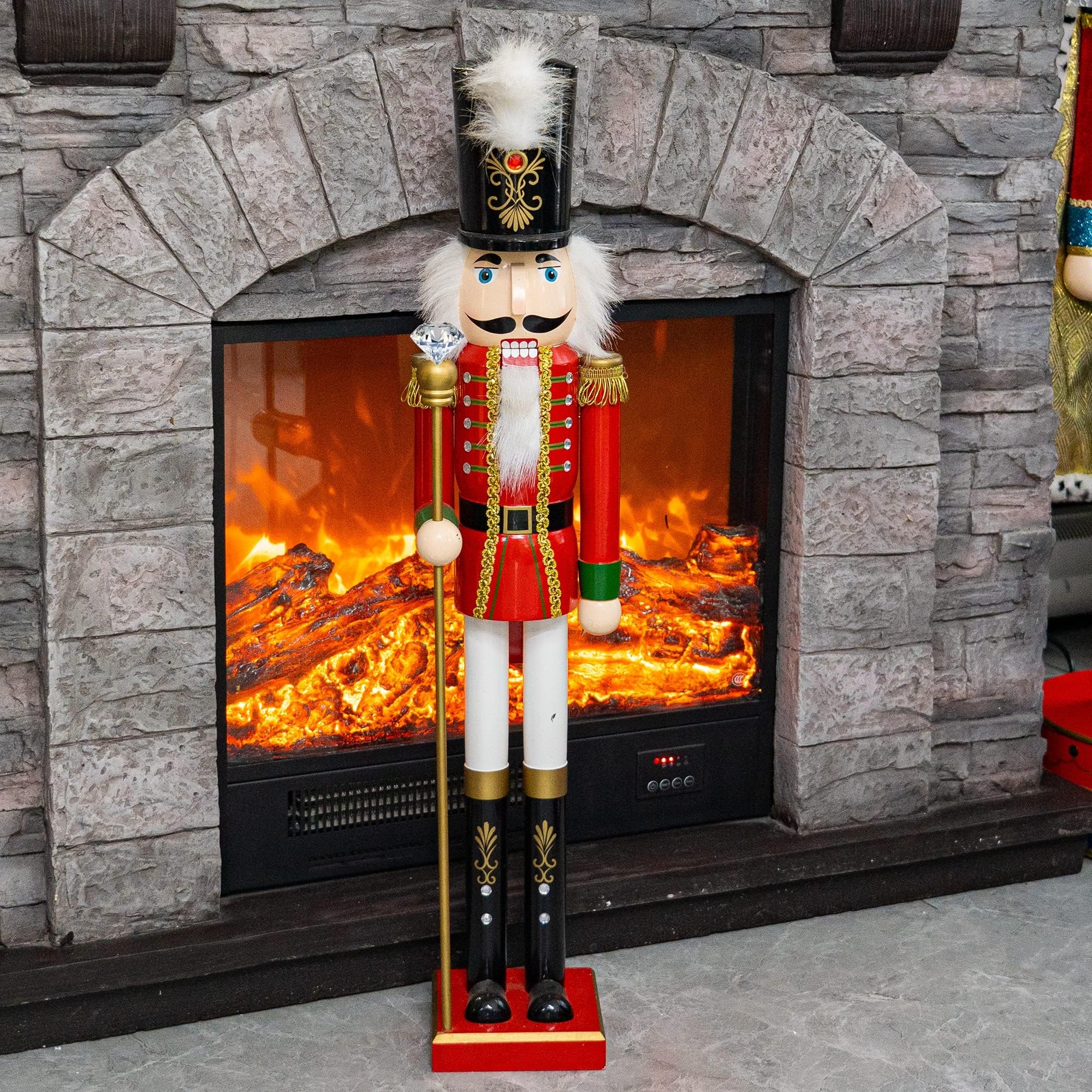 Amazon.com: Prime Retreat Giant Nutcracker King & Soldier Set - Large 5 ...