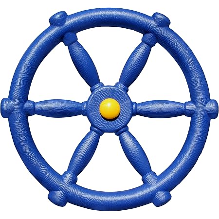 Amazon.com: Jungle Gym Kingdom Pirate Ship Wheel for Kids - Toy ...