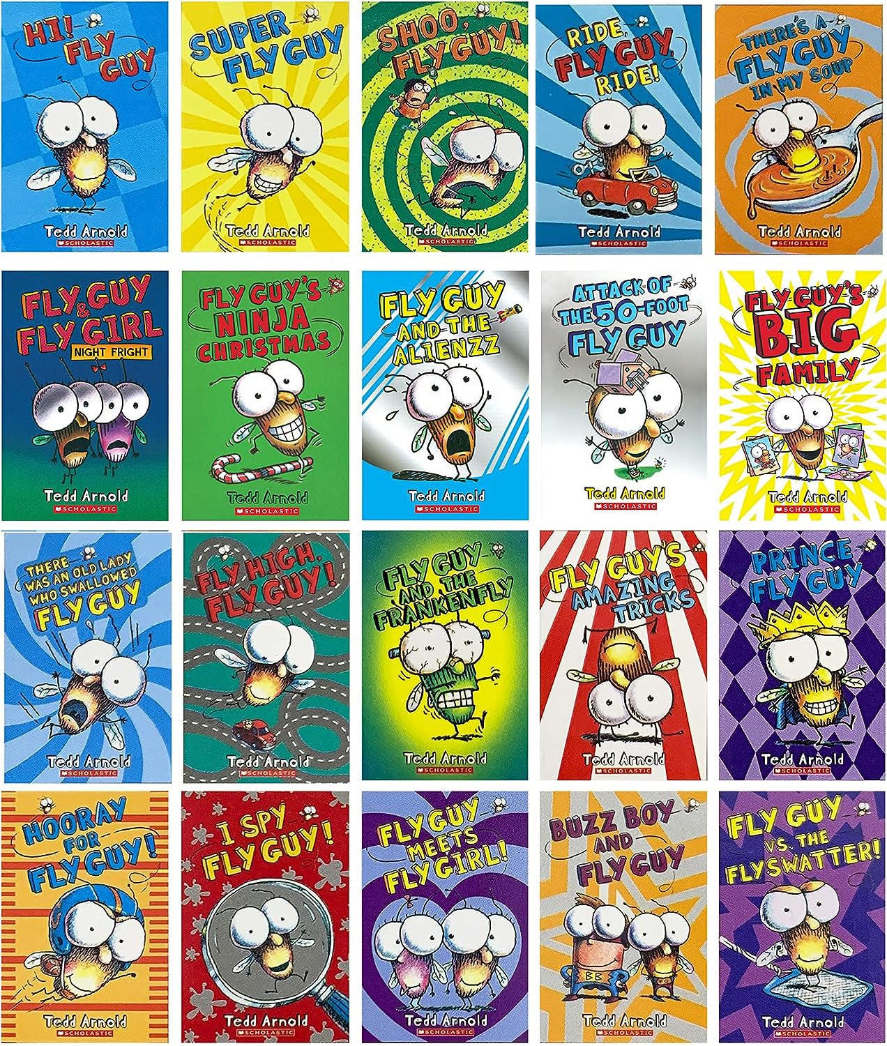 Amazon.com: Abulaicey Tedd Arnold Fly Guy 20 Books Collection Series ...