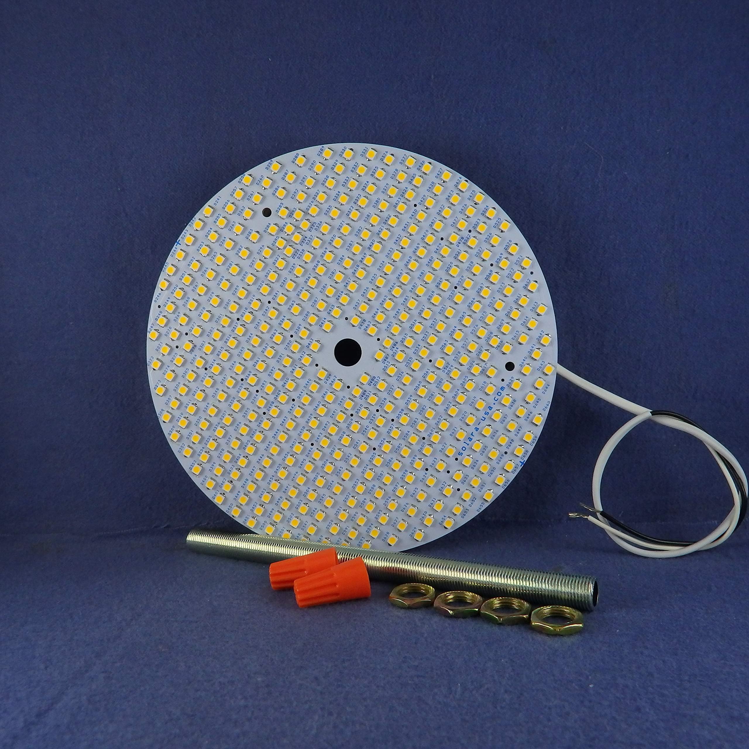 6" Diameter LED Panel for Ceiling Fan Light - 3700Lumens 17Watts 120Vac ...