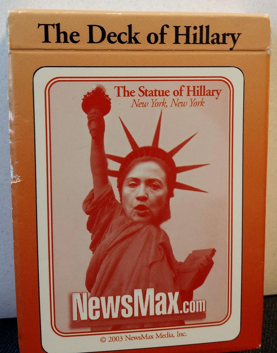 Amazon.com: The Deck of Hillary(Clinton) The Statue of Hillary Playing ...