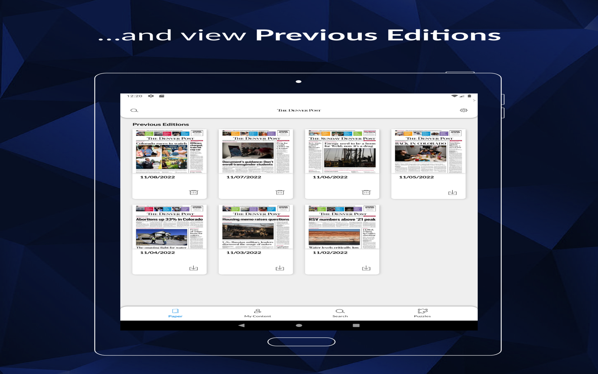 Denver Post e-edition - App on Amazon Appstore