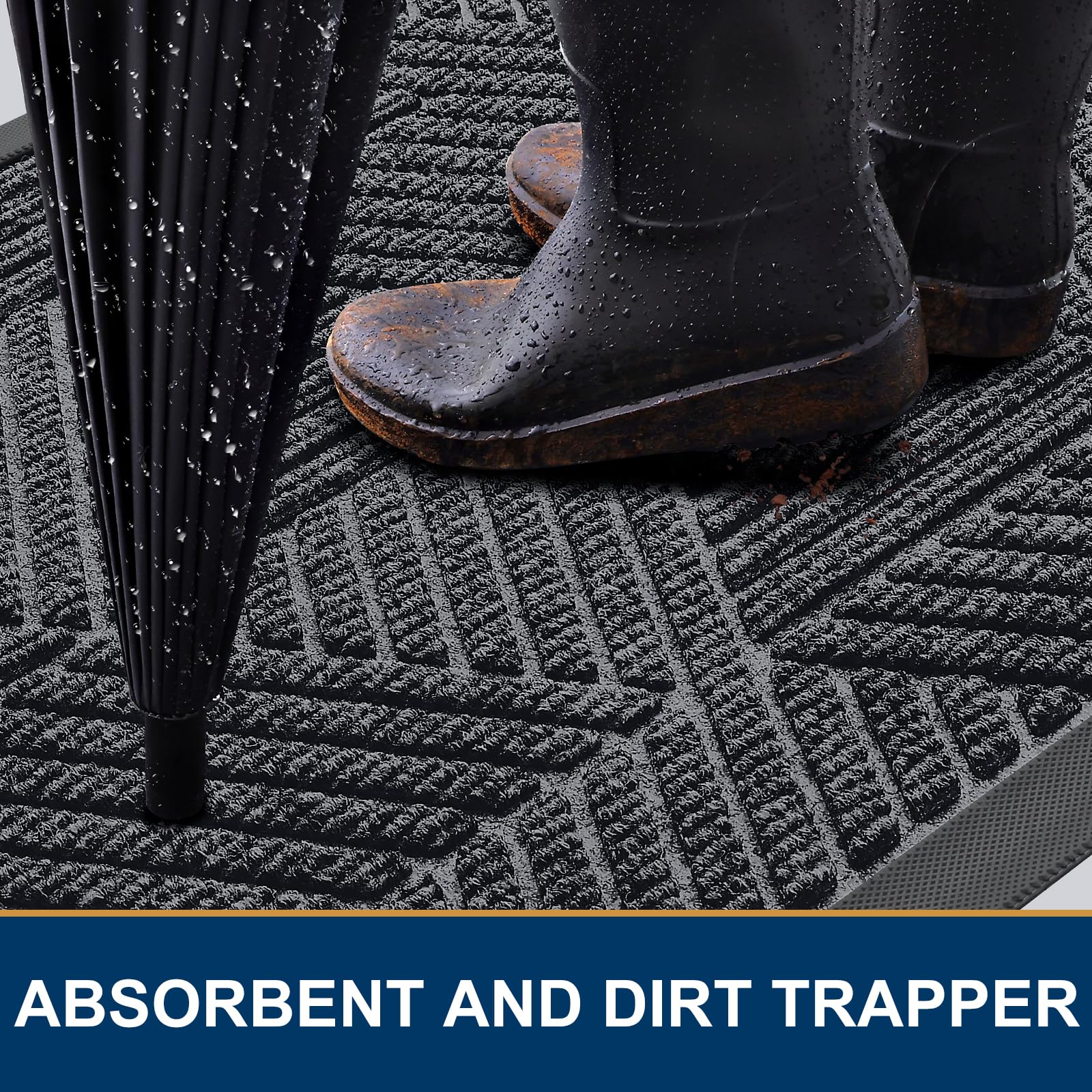 Snapklik.com : Smiry Front Door Mat Outside Entrance, Heavy Duty Sturdy ...