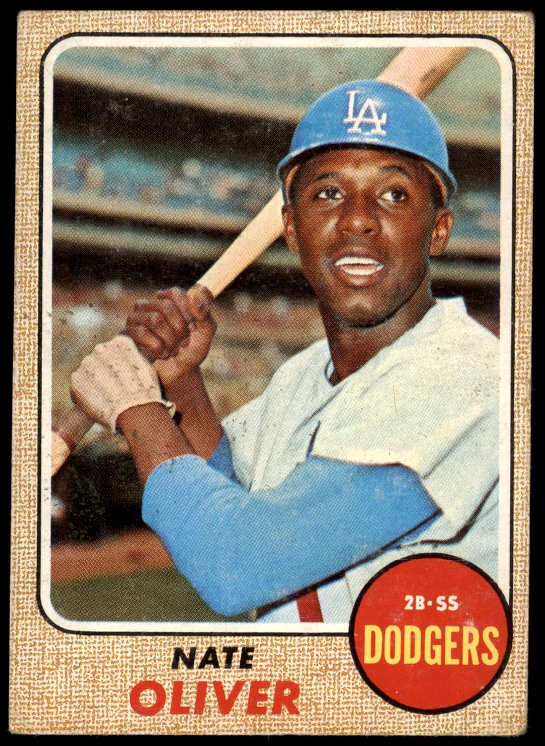 Amazon.com: 1968 Topps #124 Nate Oliver Very Good Dodgers ...