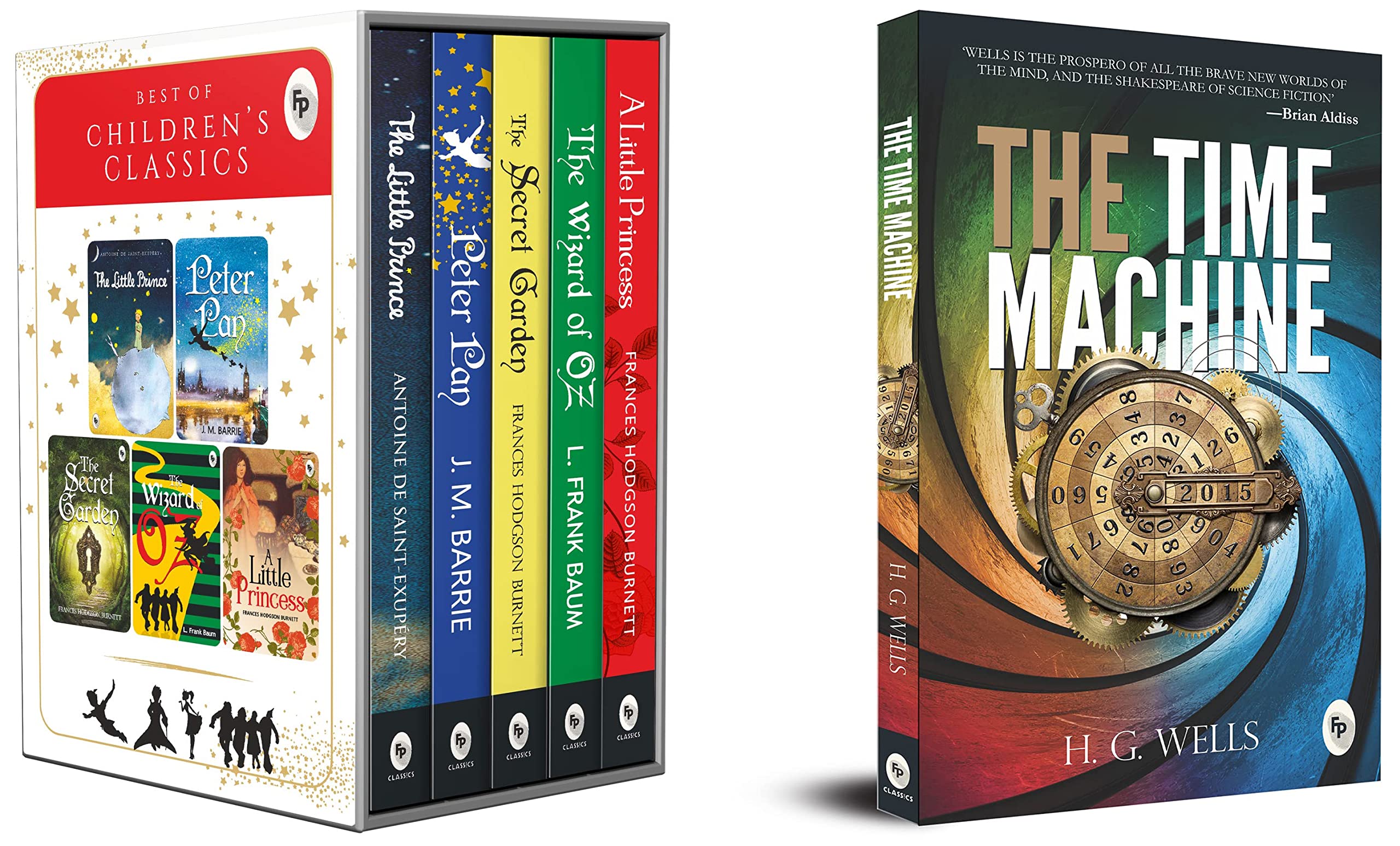 Best of Children’s Classics (Set of 5 Books): Perfect Gift Set for Kids+The Time Machine ...