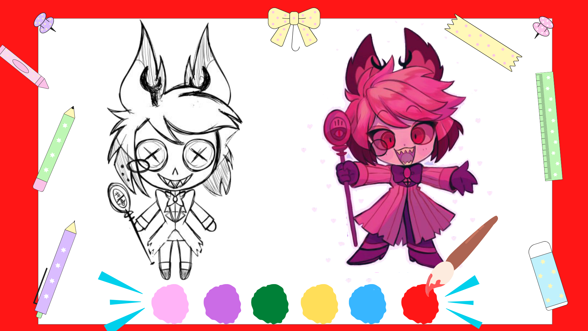 alastor_hazbin coloring hotel game - App on Amazon Appstore