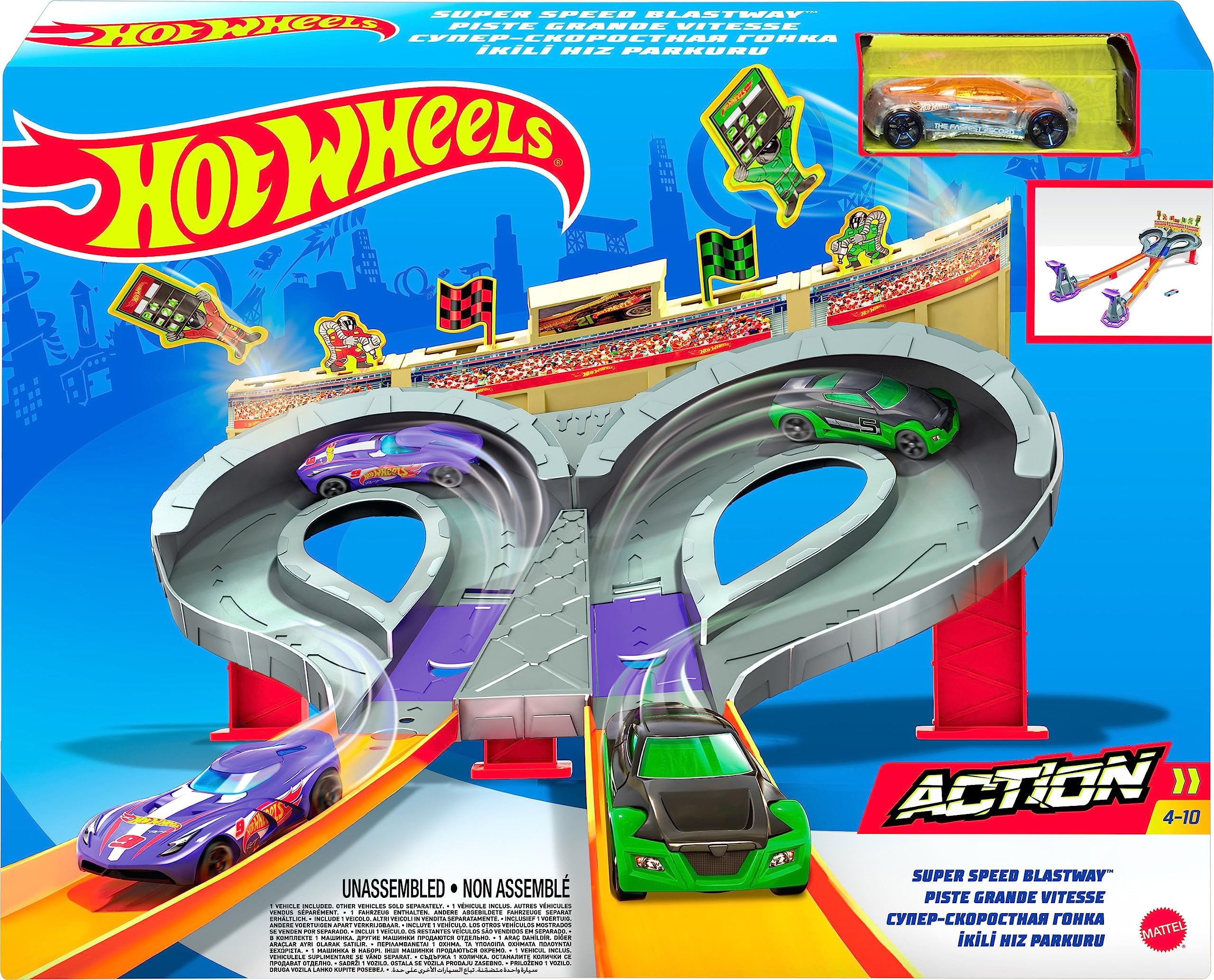 Amazon.com: Hot Wheels Bht77 Hot Wheels Car And Track Pack : Toys & Games