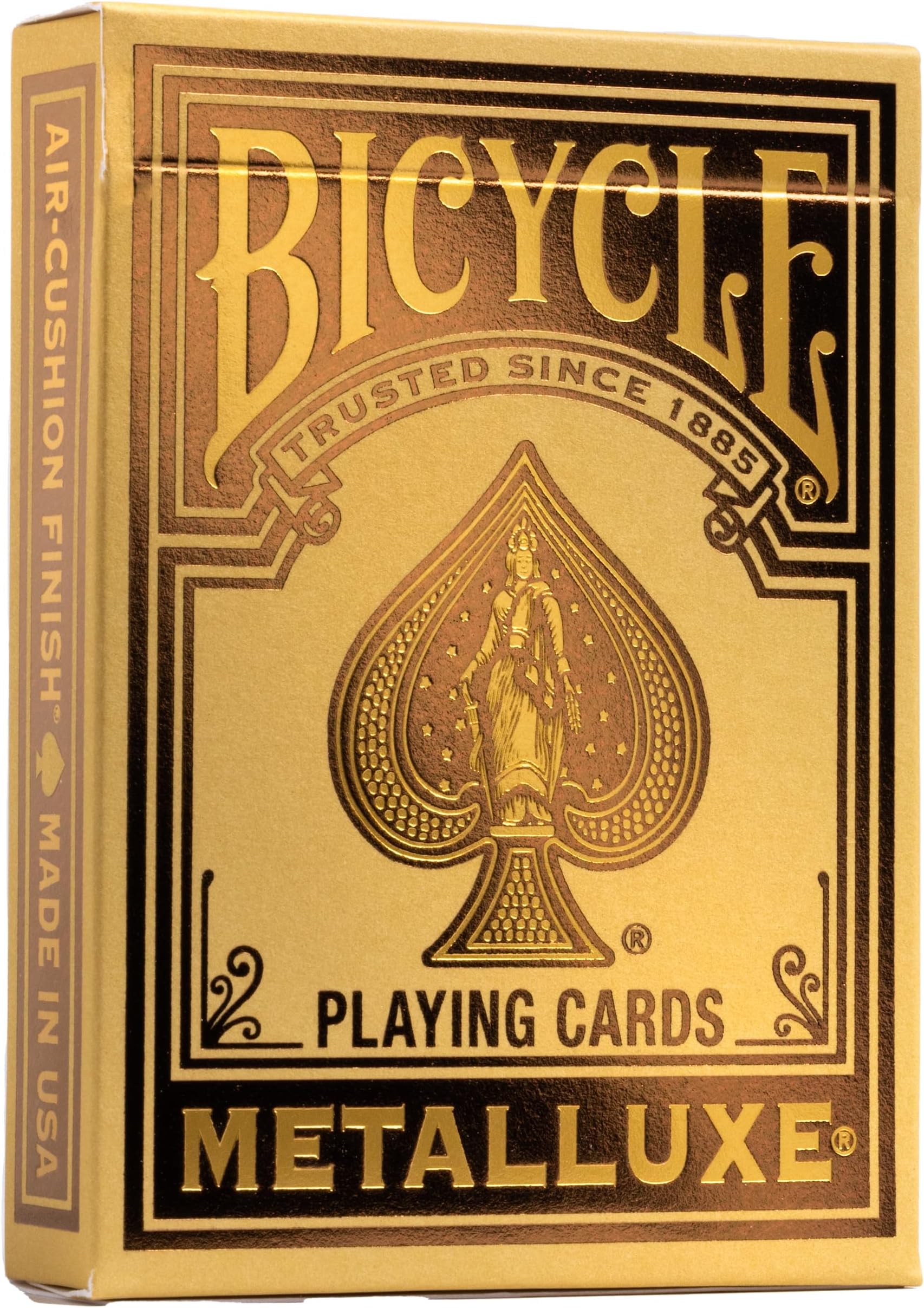 Buy Bicycle Metalluxe Gold Playing Cards - Premium Metal Foil Finish ...