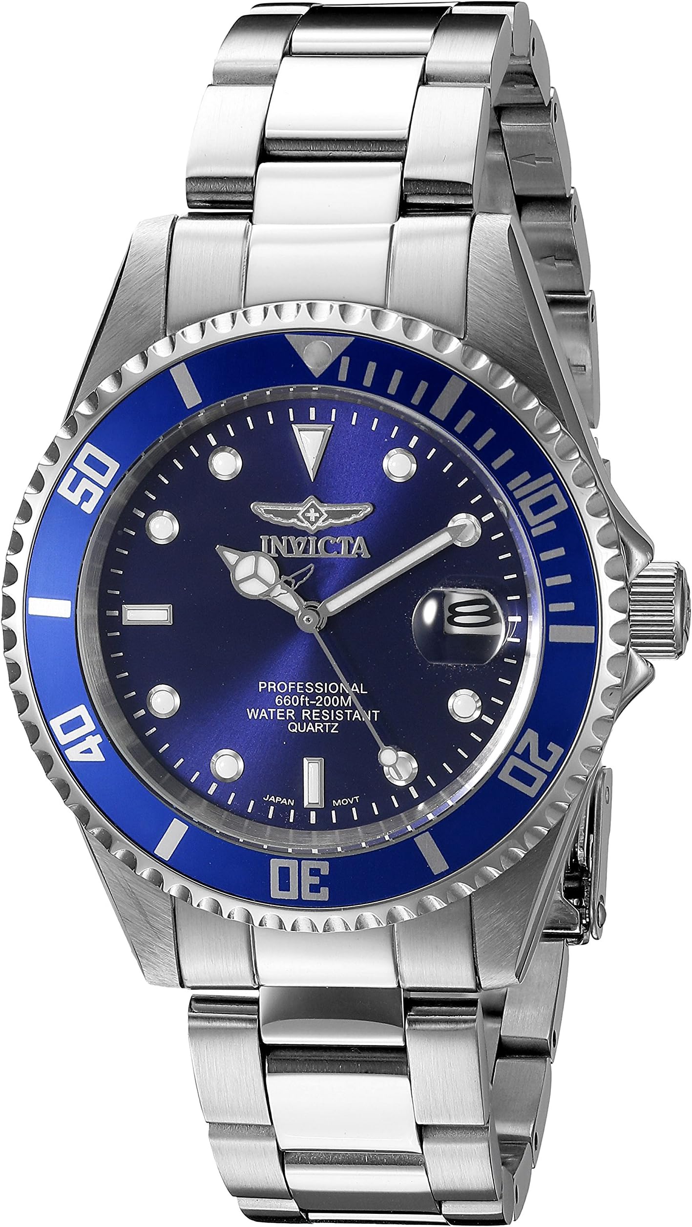 Invicta Men's Pro Diver Collection Coin-Edge Automatic Watch, Silver ...