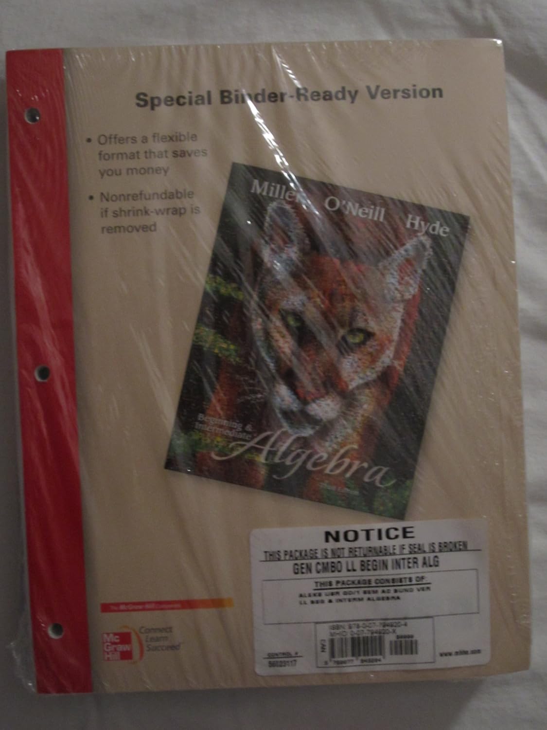 Beginning & Intermediate Algebra Special Binder-Ready Version (Loose ...