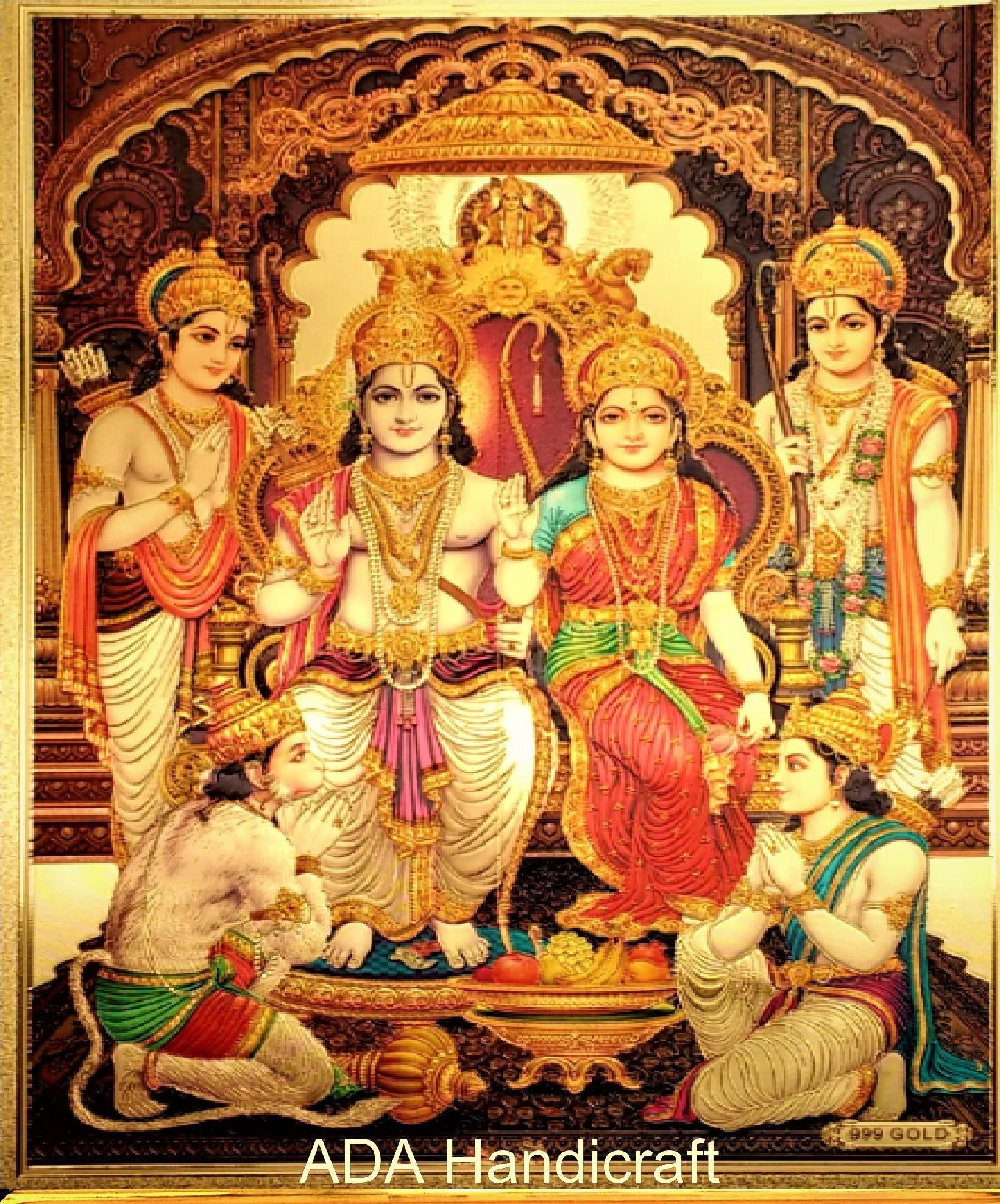 Buy ADA Handicraft Hindu Lord Goddess God Photo for Pooja and Wall ...