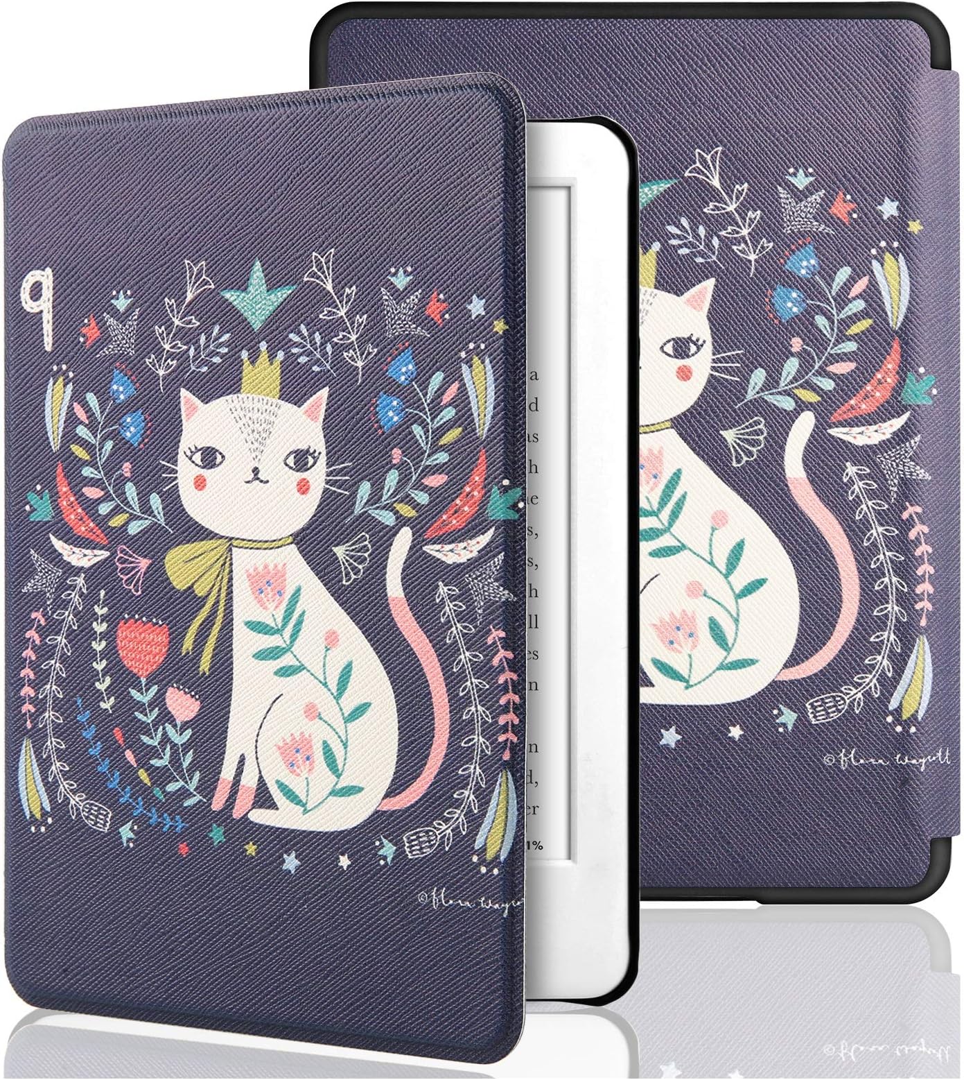 MOCA Compatible Folio flip case Cover for 2018 Kindle Paperwhite 10th ...